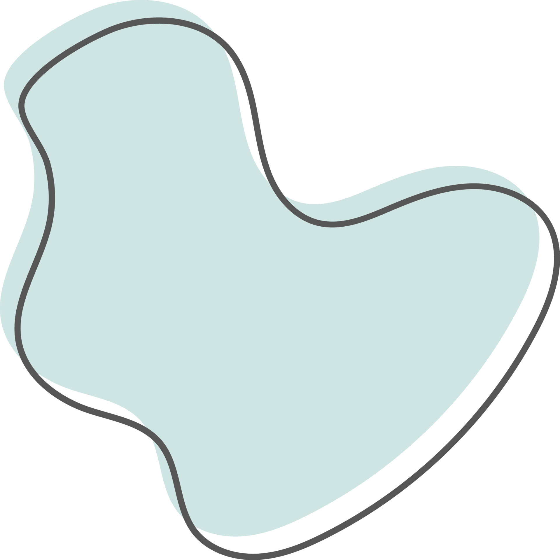 Set Of Abstract Organic Blob Shape Elements With Line 7188587 Vector Art At Vecteezy