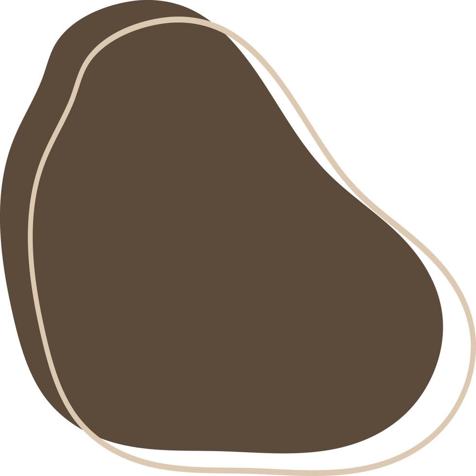 Set Of Abstract Organic Blob Shape Elements With Line 7188596 Vector