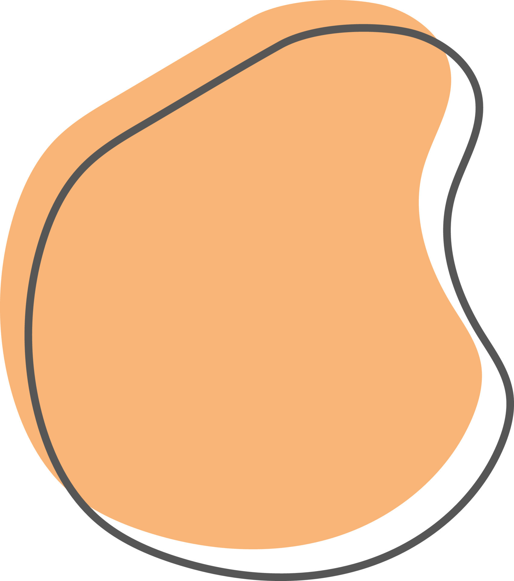 Set Of Abstract Organic Blob Shape Elements With Line 7188700 Vector Art At Vecteezy