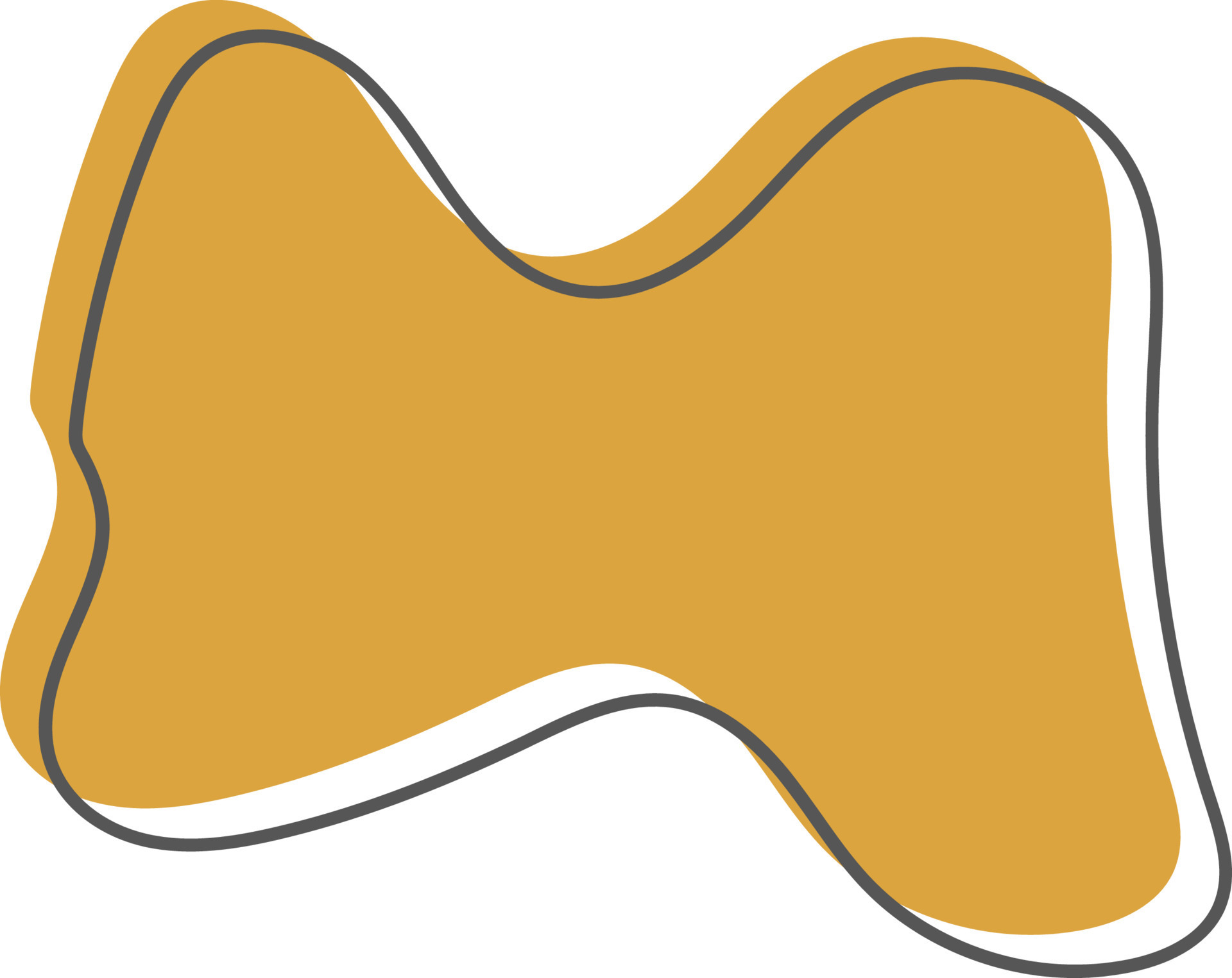 Set Of Abstract Organic Blob Shape Elements With Line 7188703 Vector