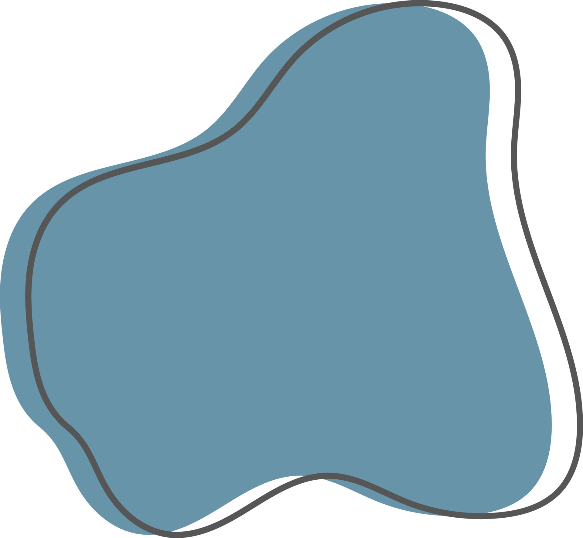 Set Of Abstract Organic Blob Shape Elements With Line 7188863 Vector Art At Vecteezy