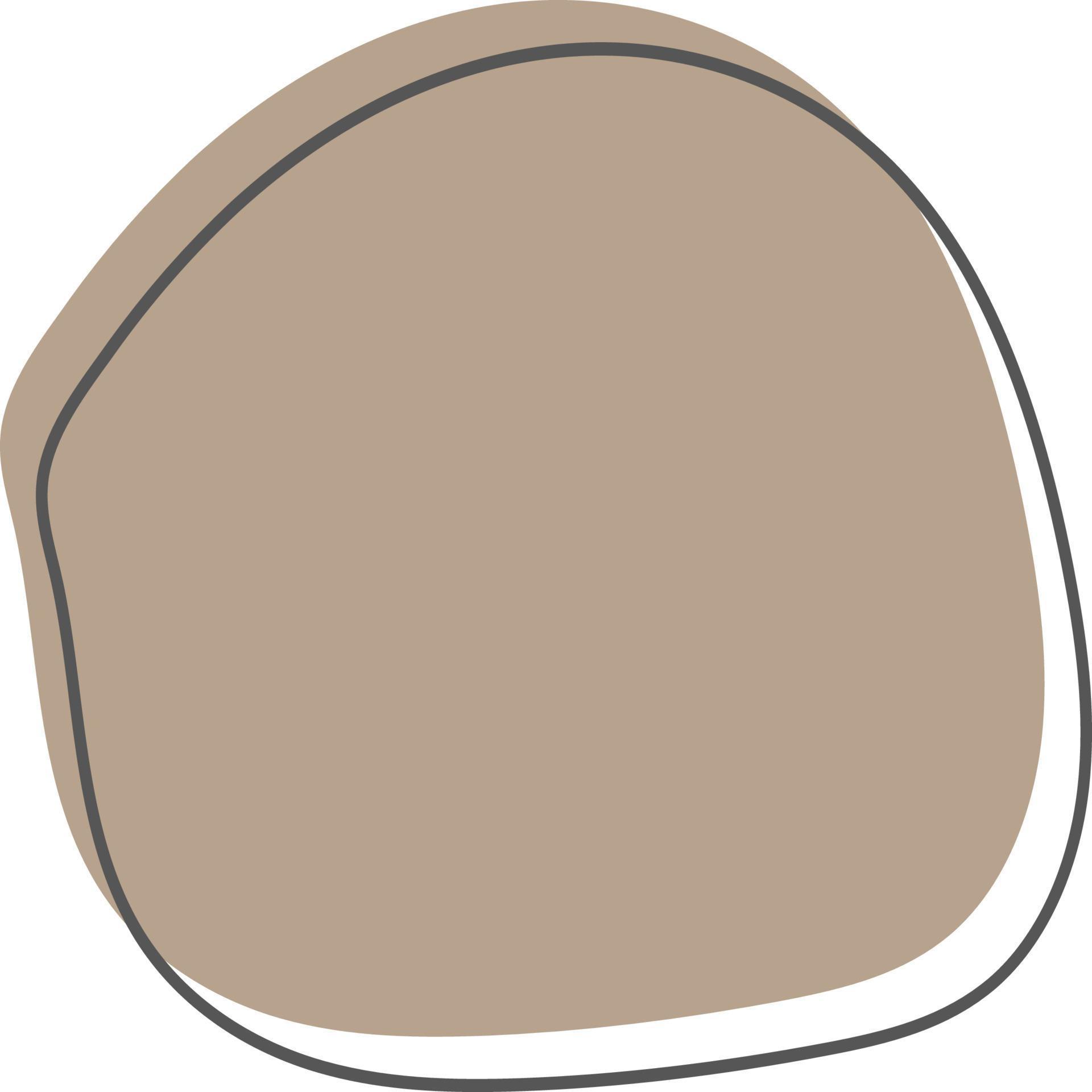 Set Of Abstract Organic Blob Shape Elements With Line 7189006 Vector