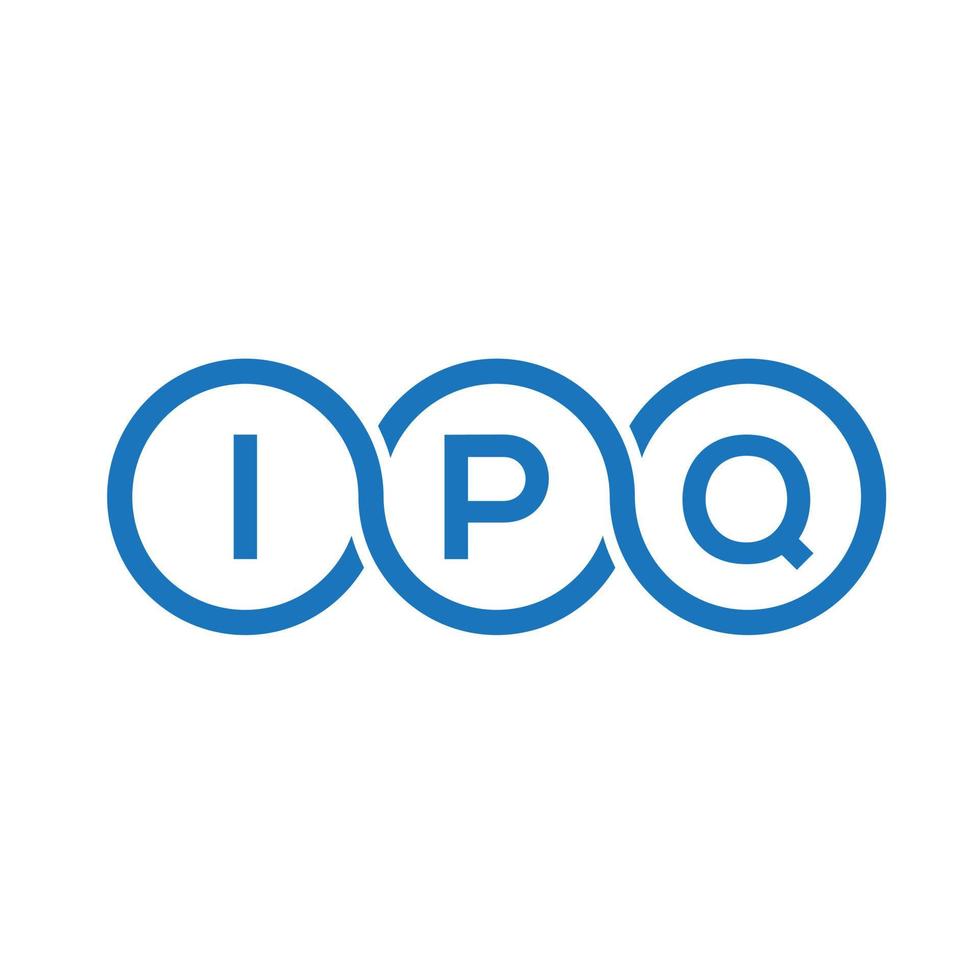 IPQ letter logo design on white background. IPQ creative initials letter logo concept. IPQ ...