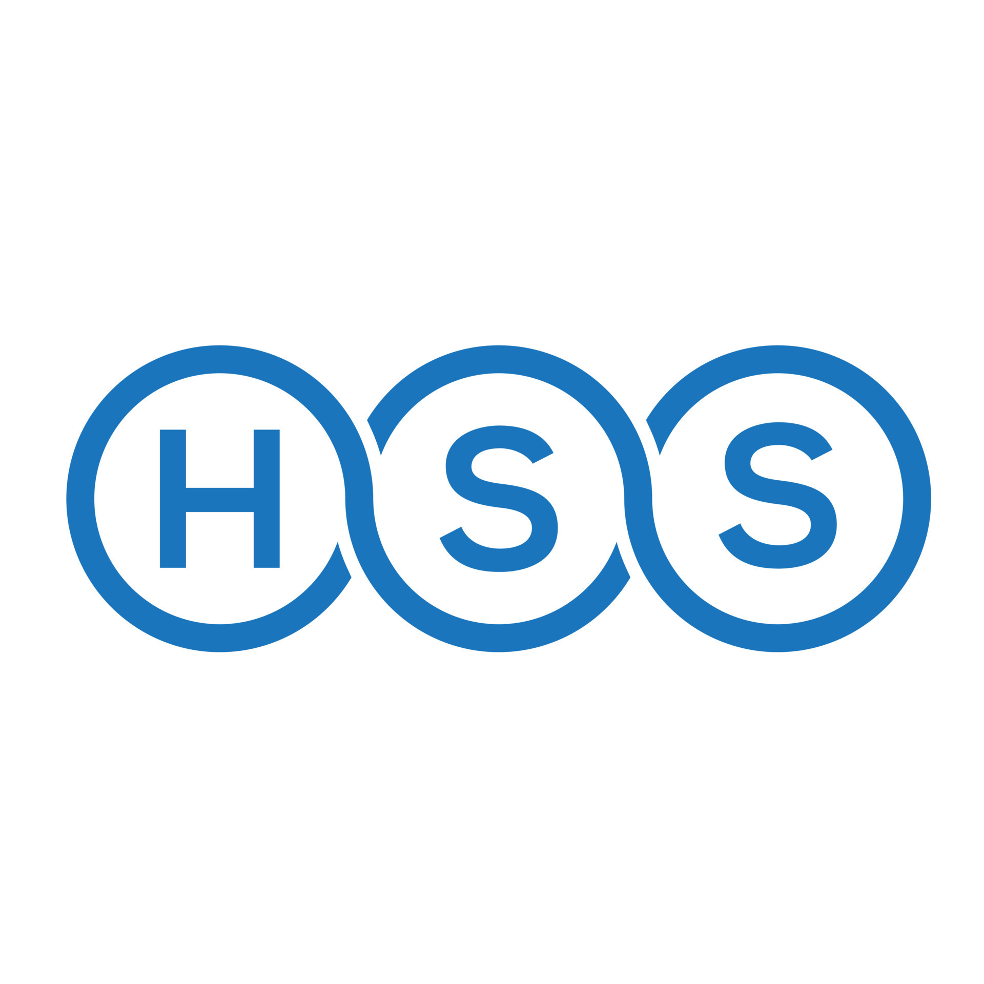 HSS letter logo design on white background. HSS creative initials ...