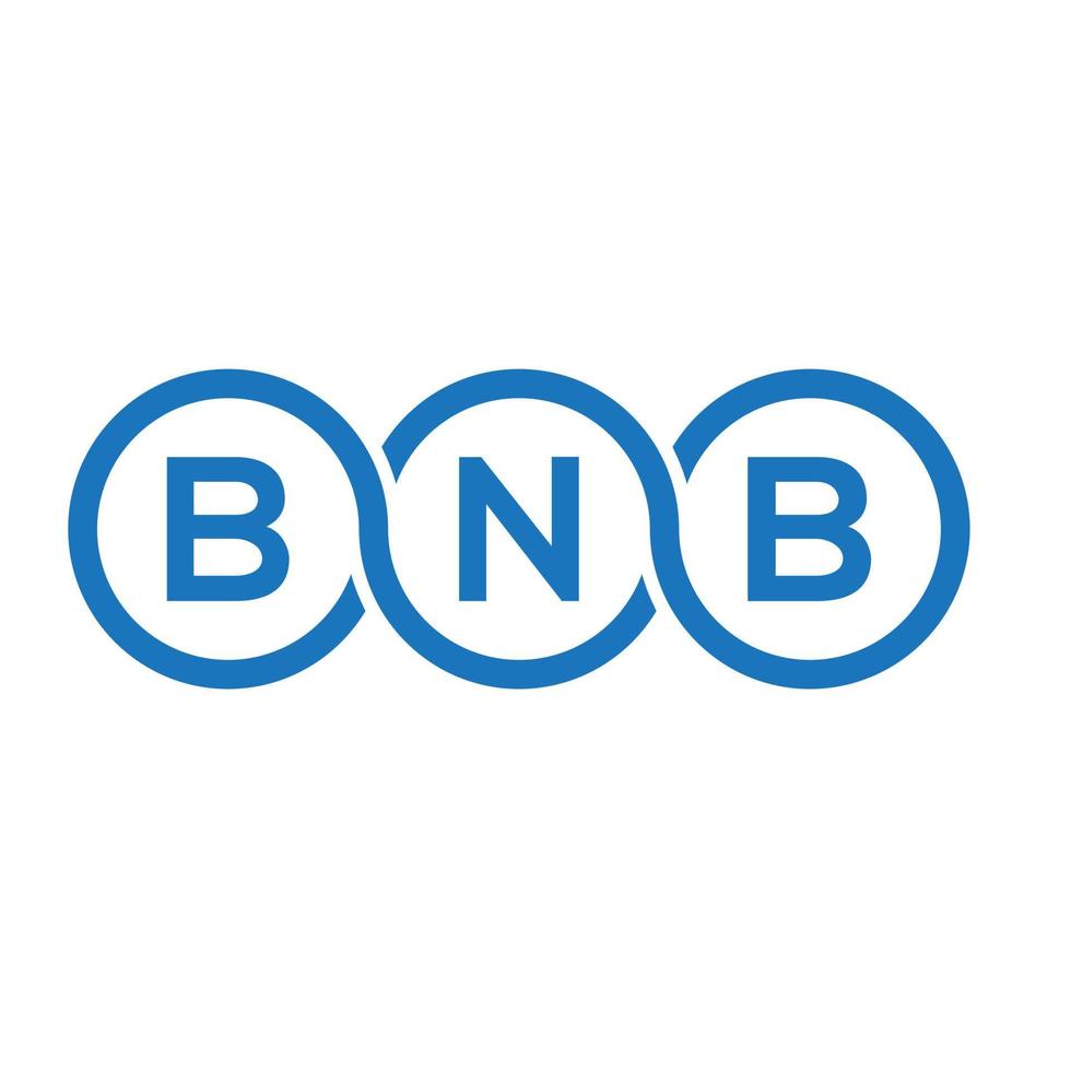 Bnb Letter Logo Design On White Background Bnb Creative Initials Letter Logo Concept Bnb