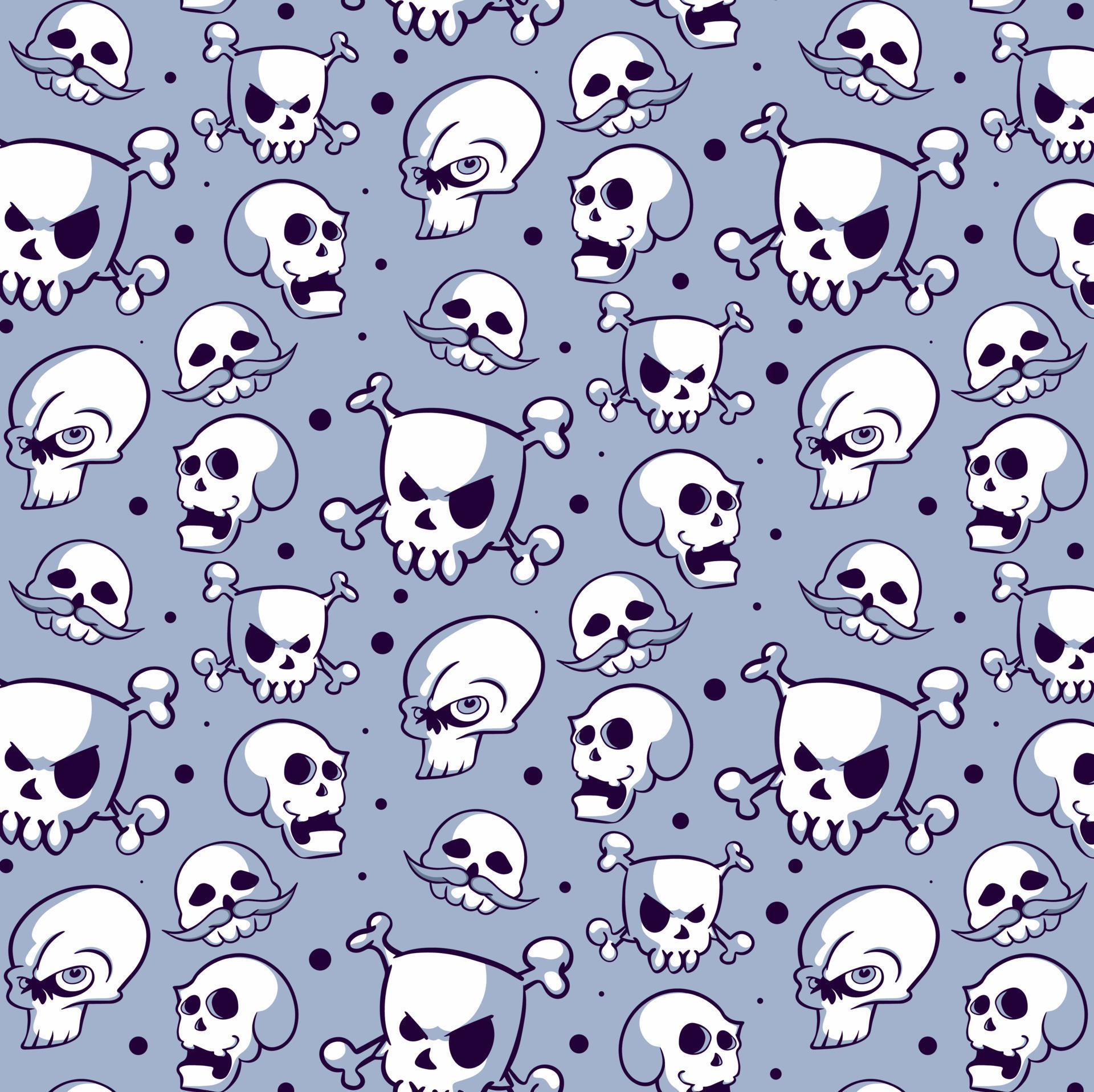 Skull Background Pattern 7201459 Vector Art at Vecteezy