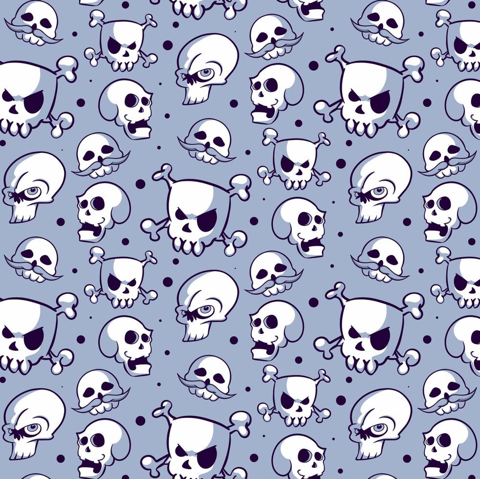Skull Background Pattern 7201459 Vector Art at Vecteezy
