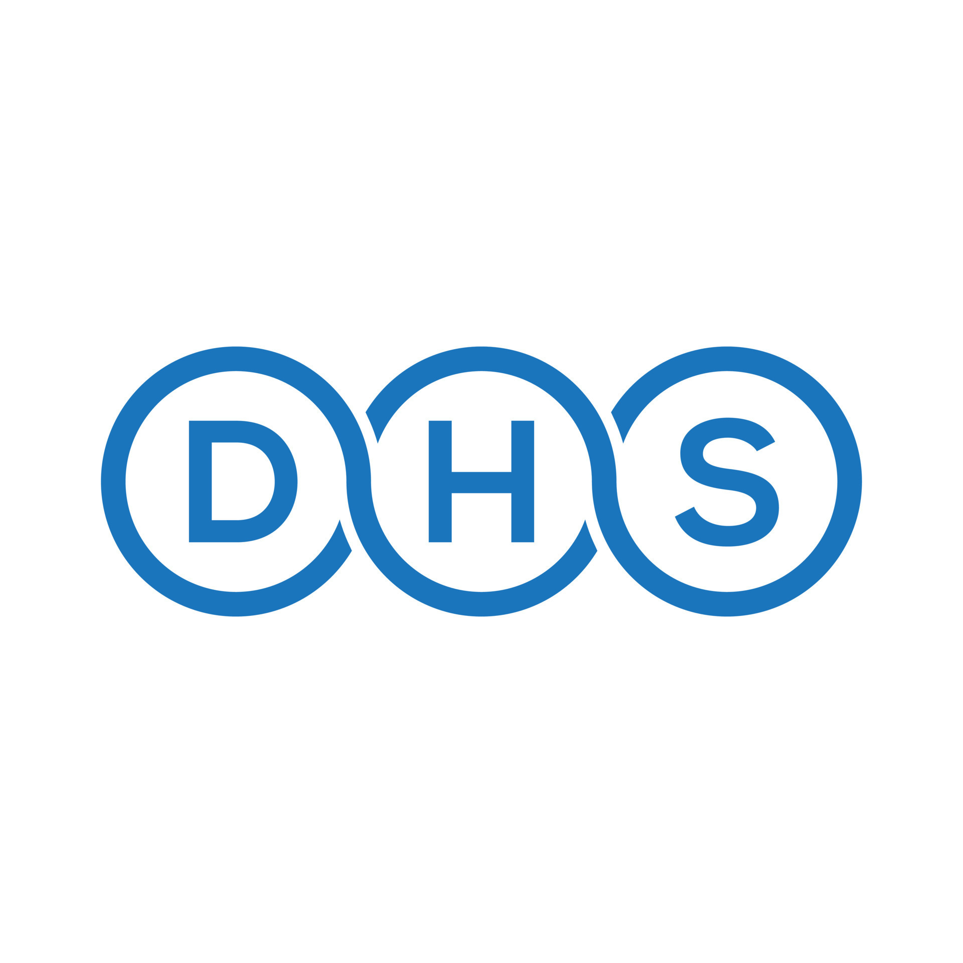 Dhs Letter Logo Design On Black Backgrounddhs Creative Initials Letter Logo Conceptdhs Vector