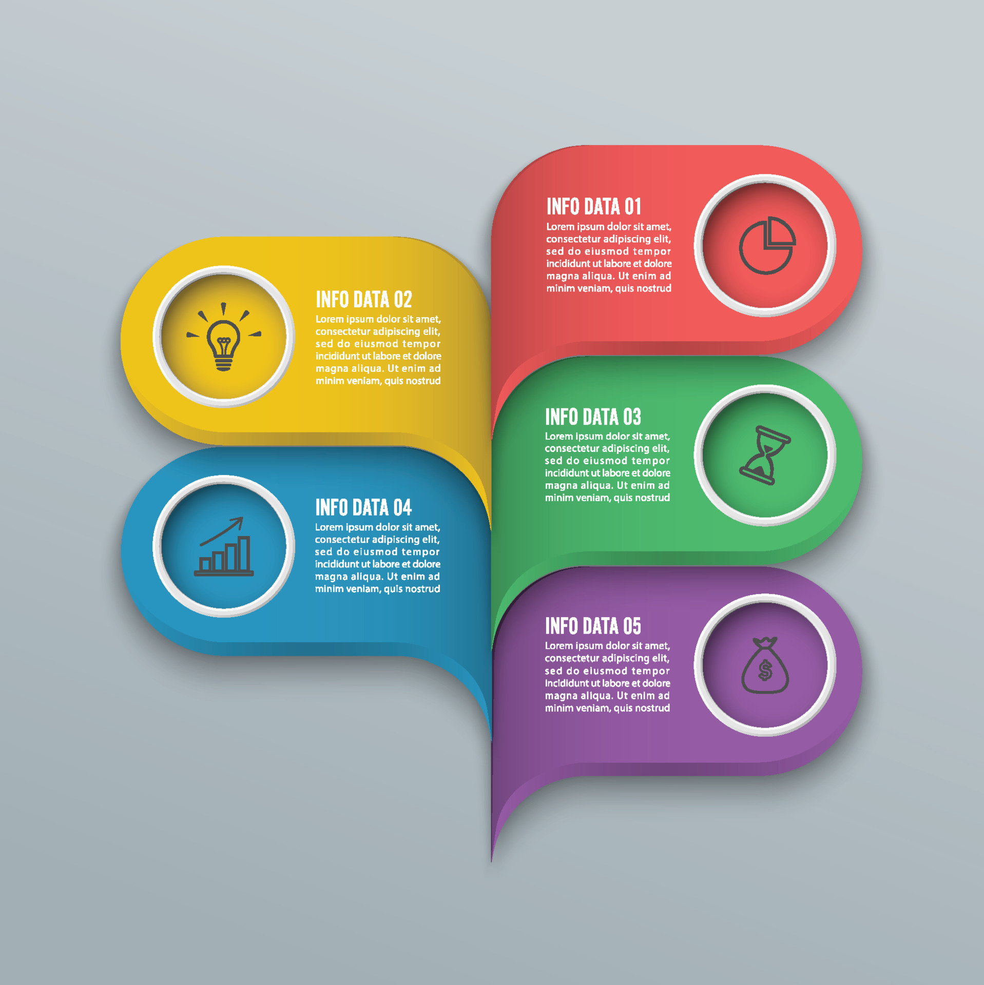 Infographic Style Website Design