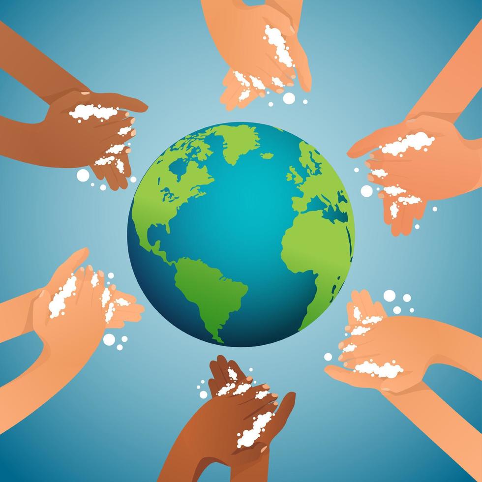 Handwashing Day Handwashing Illustration Water Washing Hands