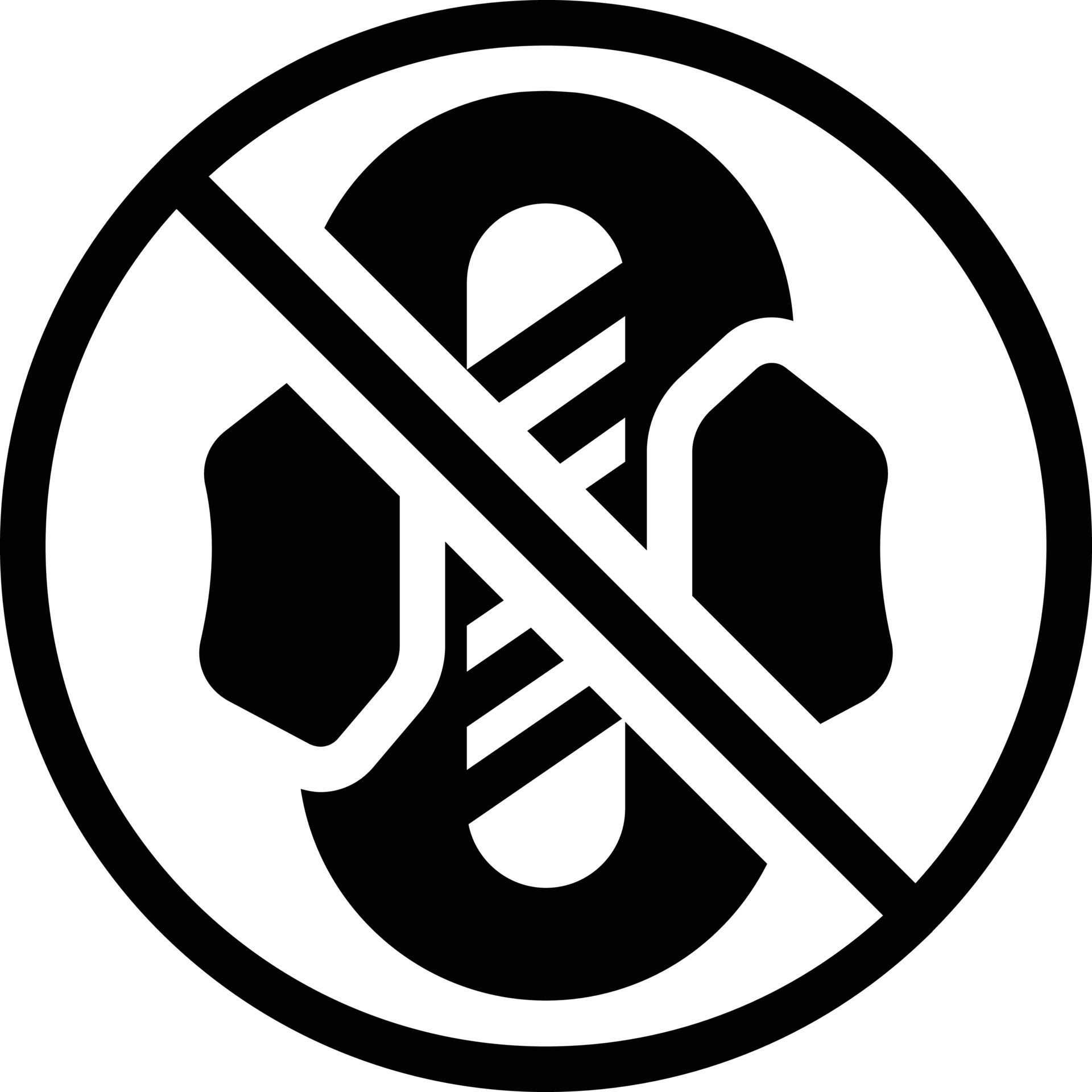 not allowed vector illustration on a background.Premium quality symbols ...