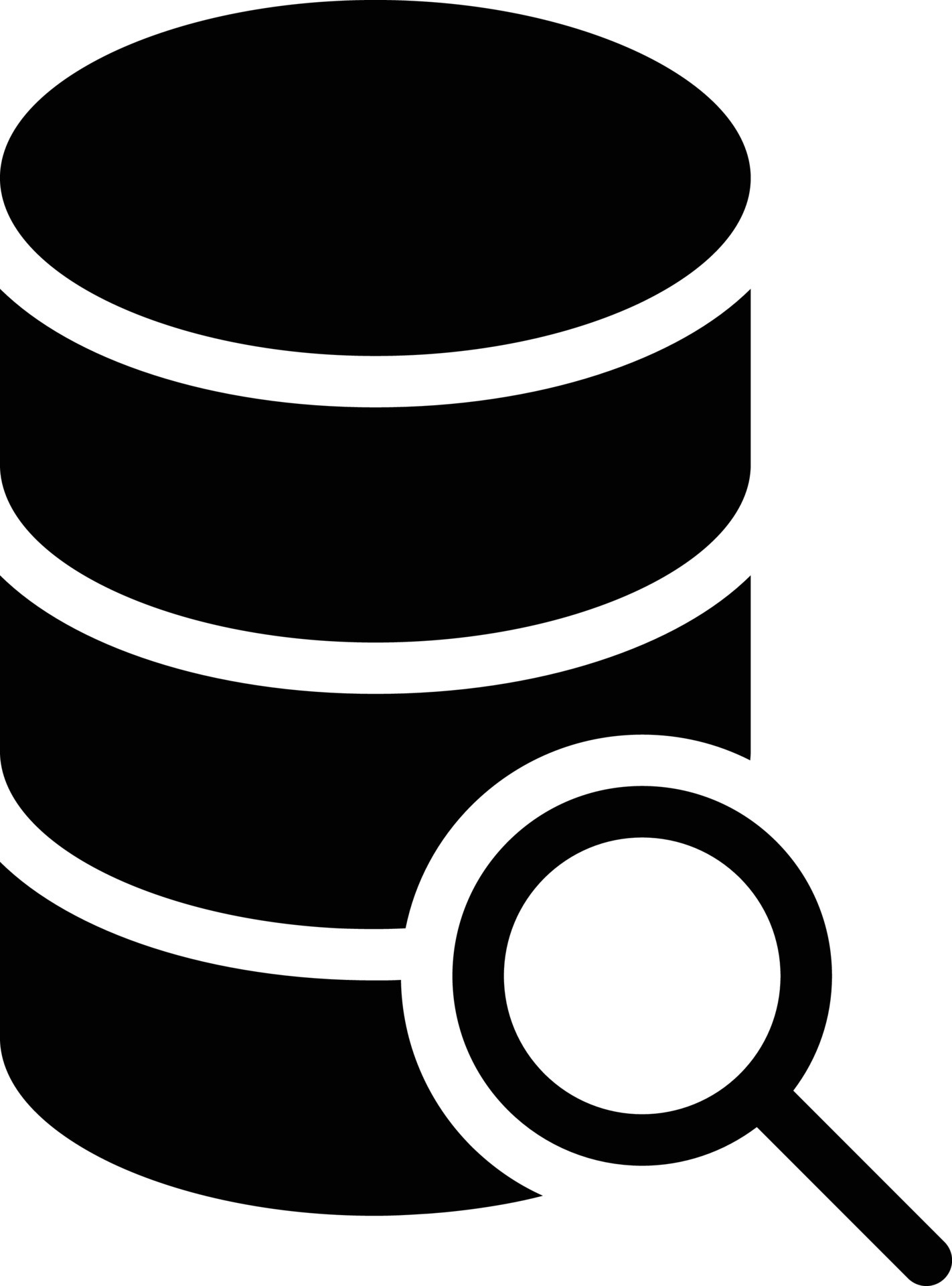 search database vector illustration on a background.Premium quality ...