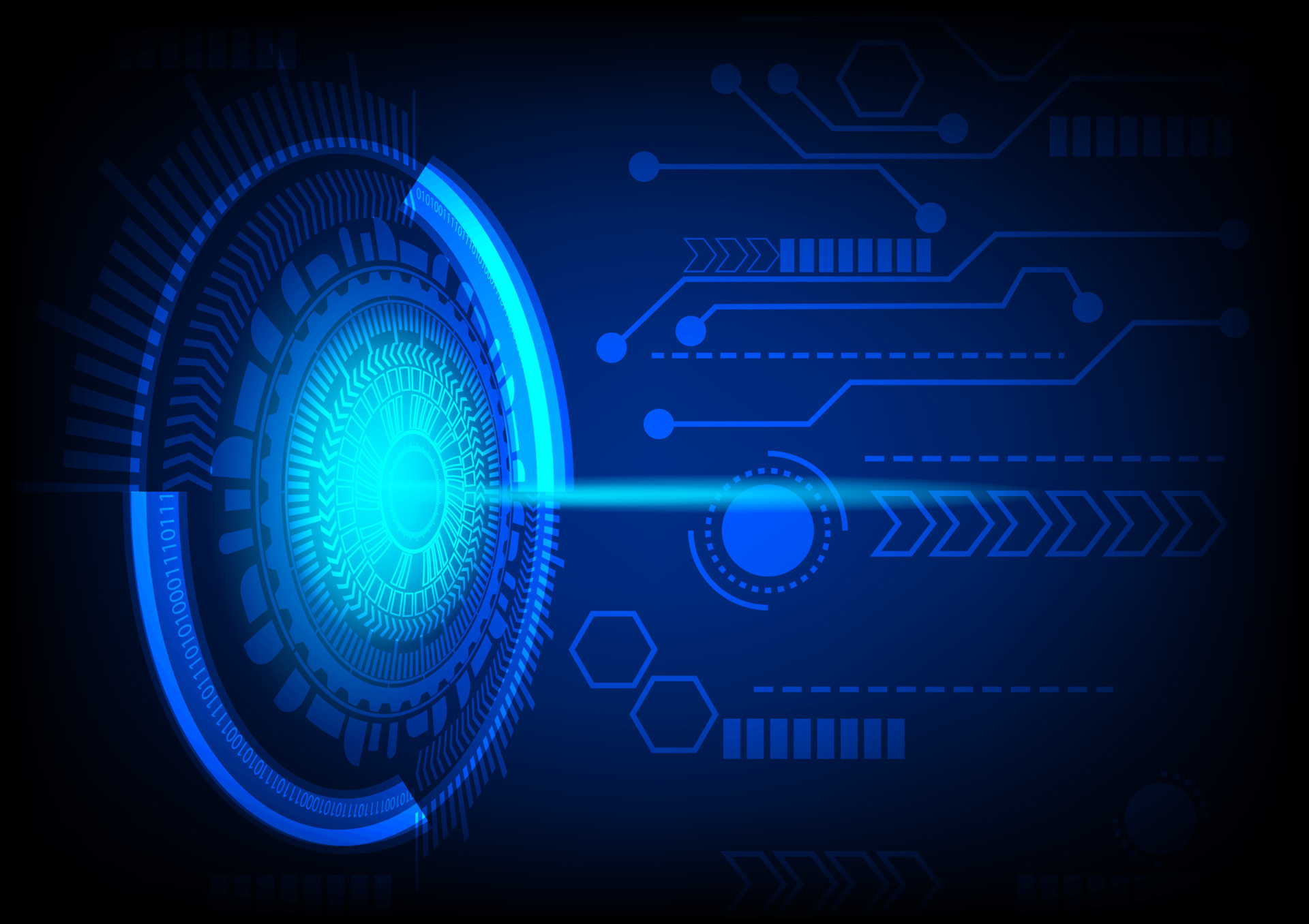 graphics design illustration digital circuit diagram technology for ...
