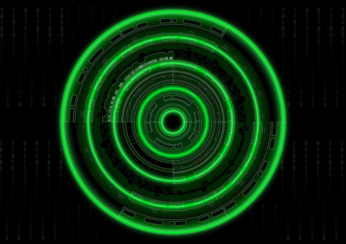 Binary Code Assigns 0 1 Number System System With Circle Graphics Binary Code Assigns 0 1 Number System System With Circle Graphics