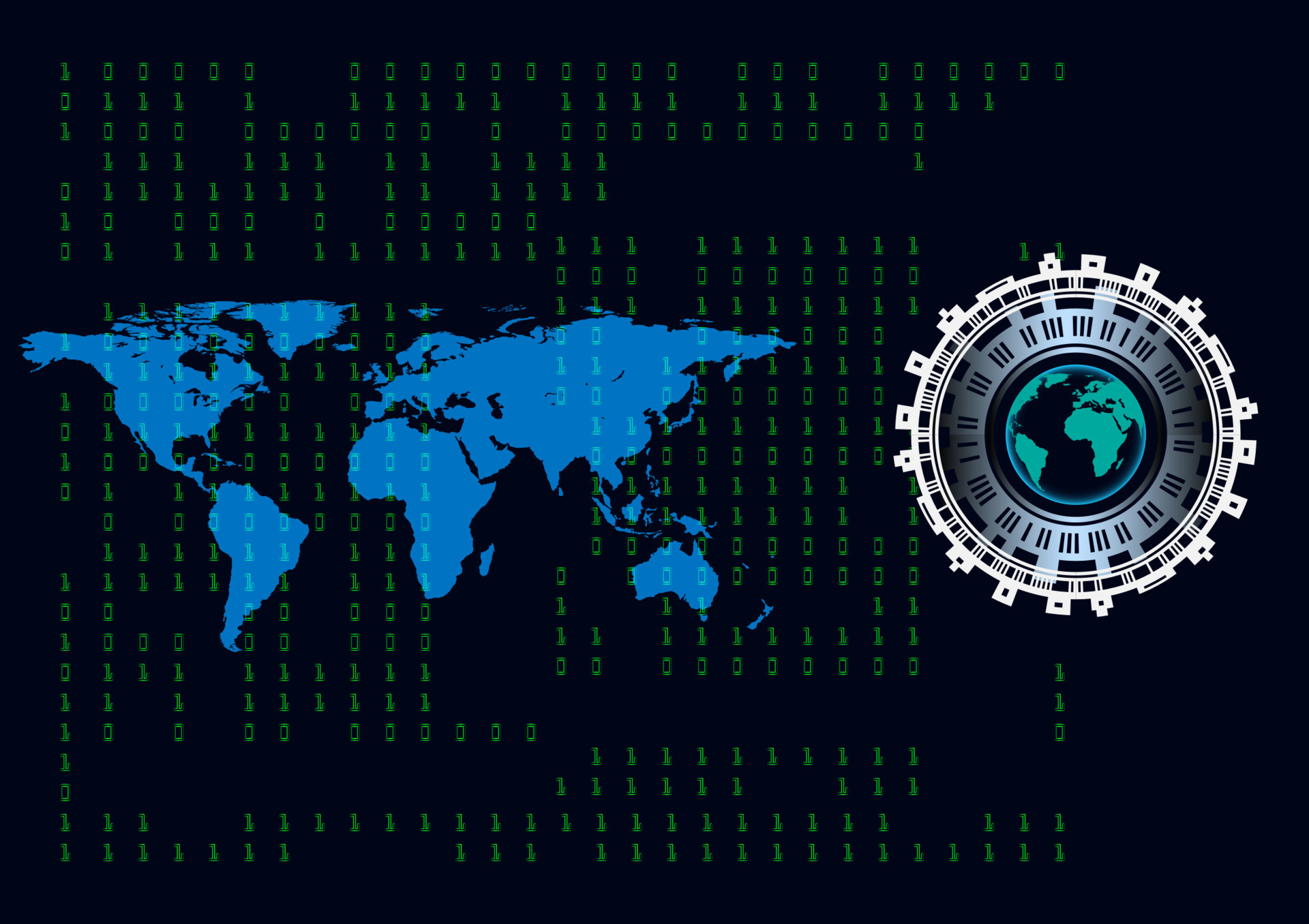 Graphics Design Hitech Circuit Cog Style Connect Technology Network Communication Vector