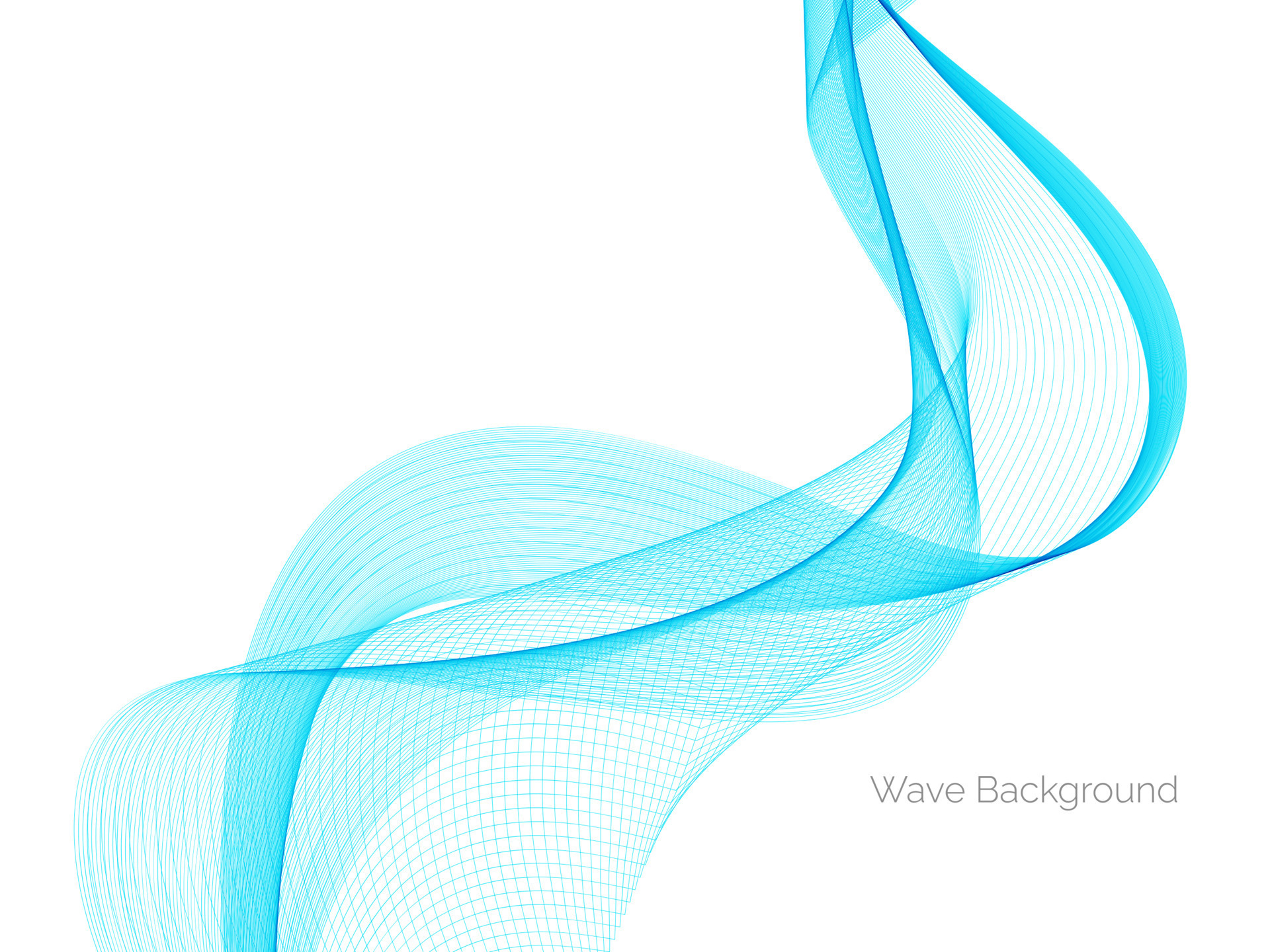 Abstract smooth stylish blue wave background 7214765 Vector Art at Vecteezy