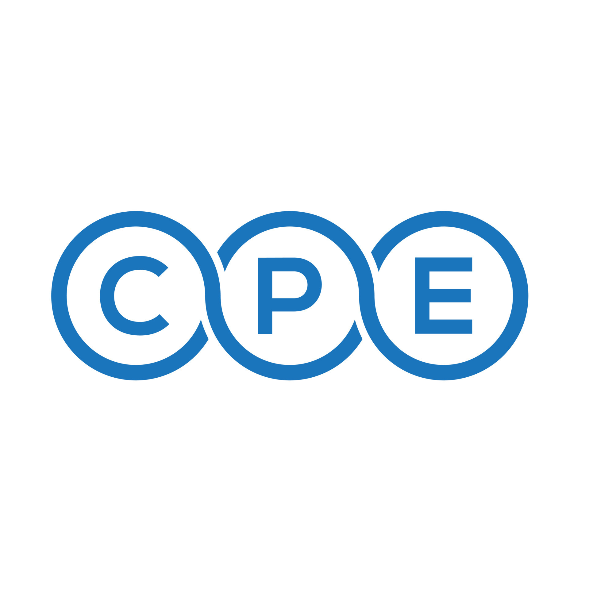 CPE letter logo design on white background. CPE creative initials letter logo concept. CPE ...