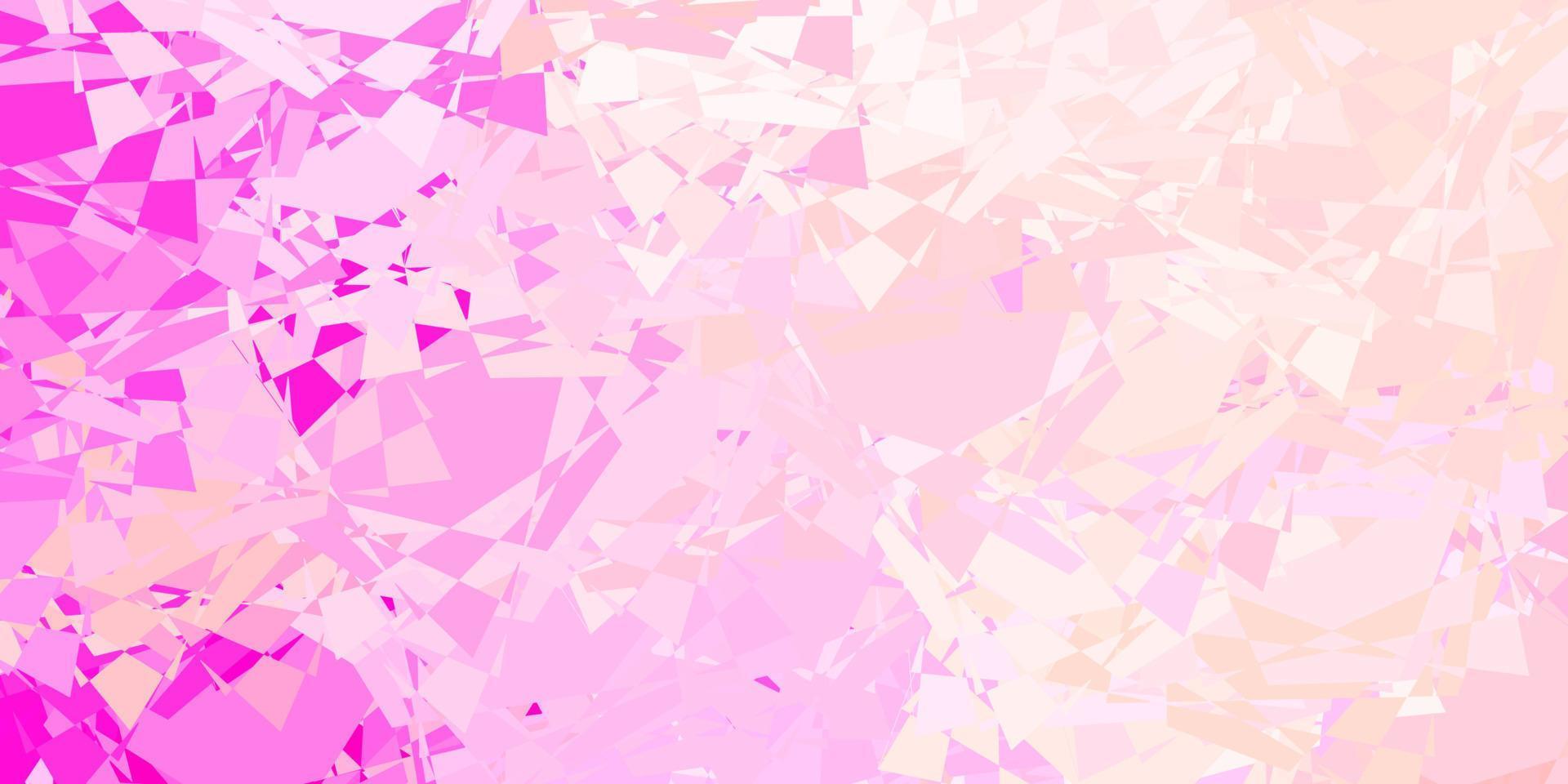 Light Pink vector pattern with polygonal shapes. 7231144 Vector Art at ...