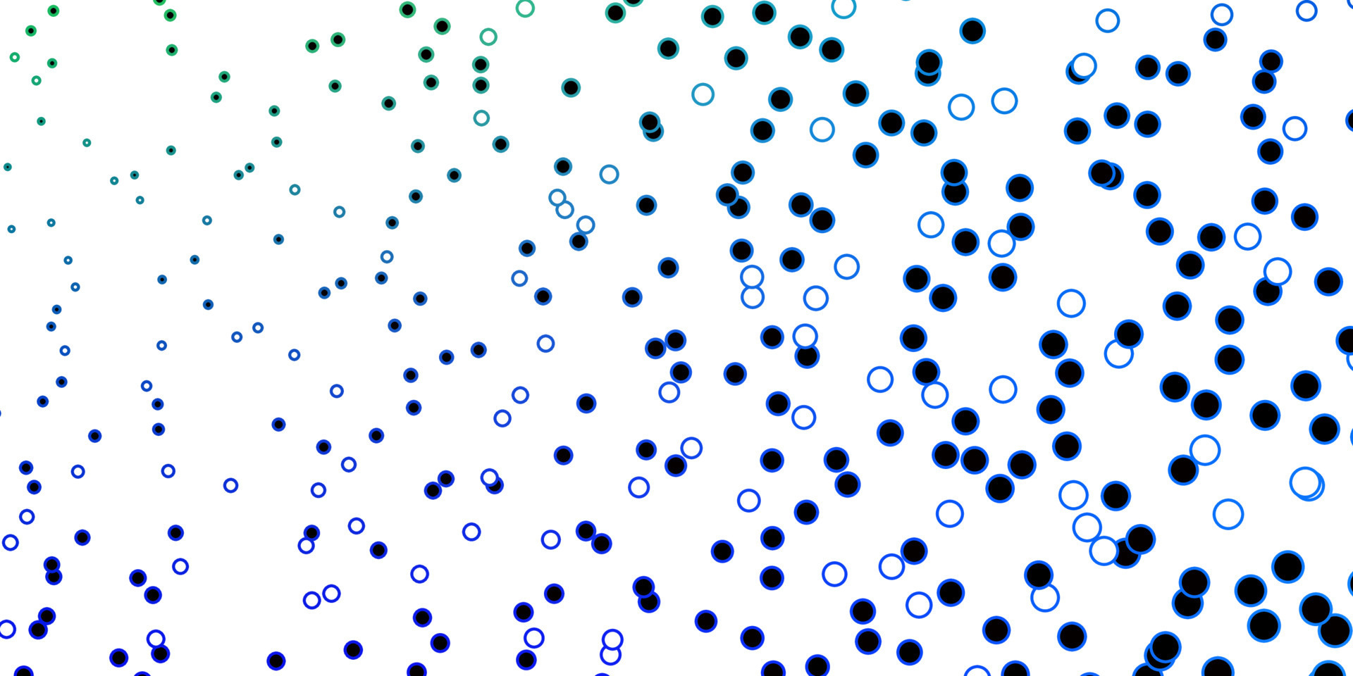 Dark Blue, Green vector backdrop with circles. 7231478 Vector Art at ...