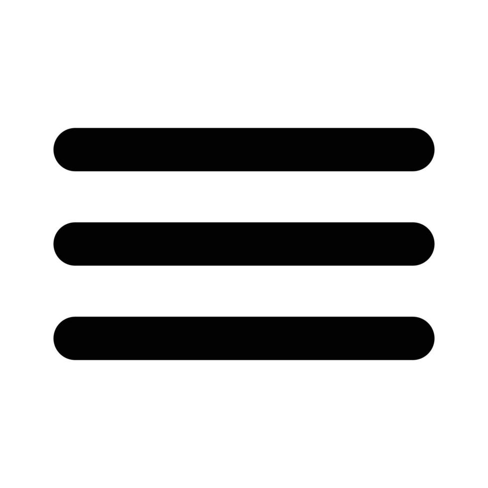 Menu bar Vector icon which is suitable for commercial work and easily ...