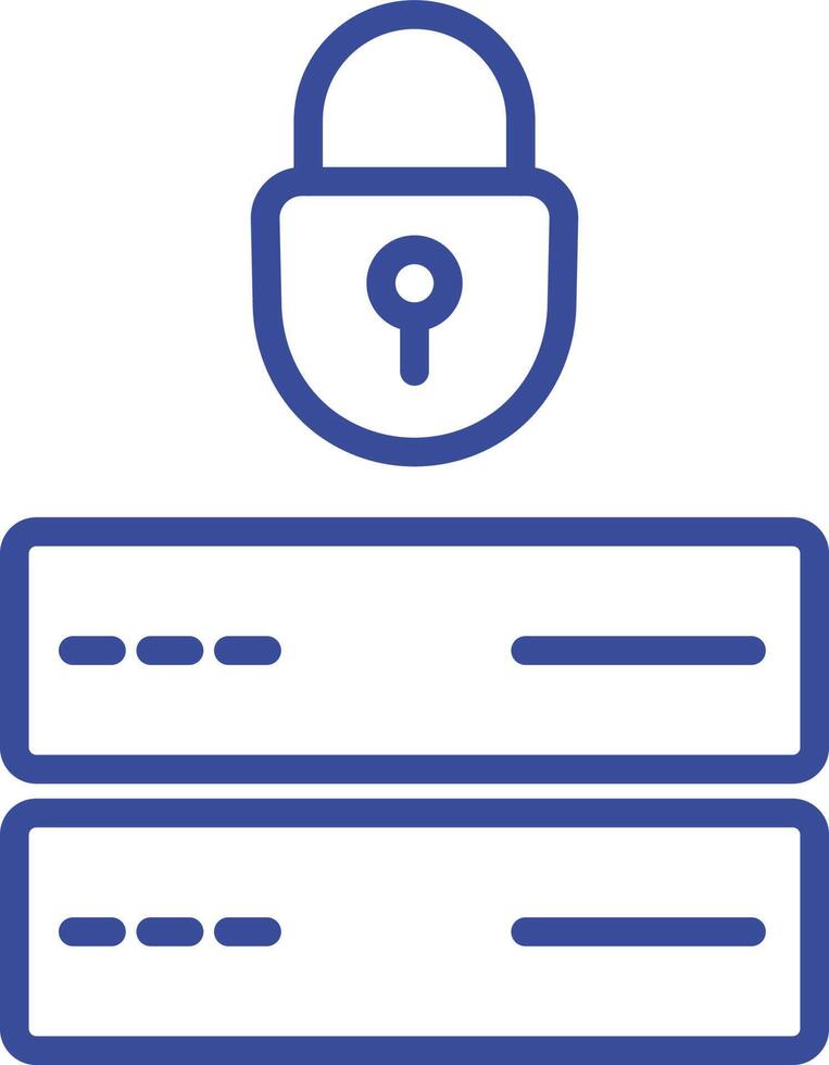 Database security Isolated Vector icon which can easily modify or edit ...