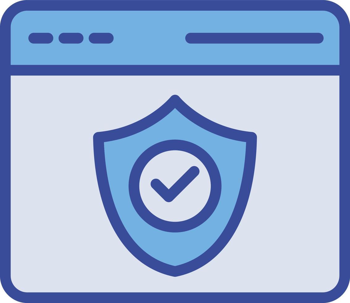 Browser Protection Isolated Vector Icon Which Can Easily Modify Or Edit
