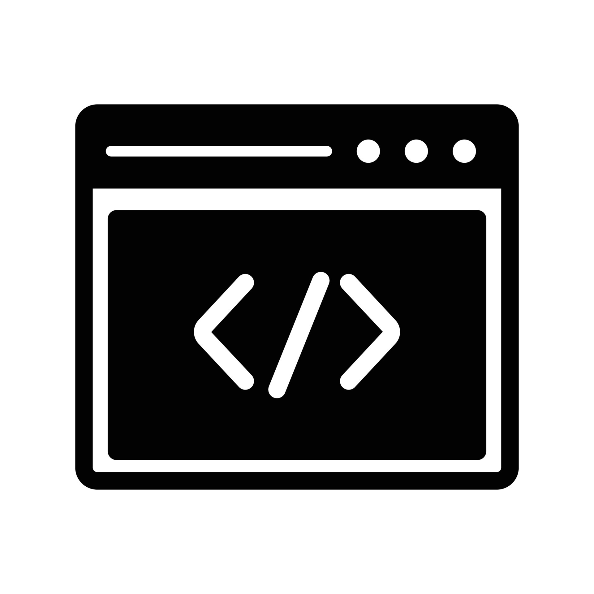 Coding Vector icon which is suitable for commercial work and easily ...