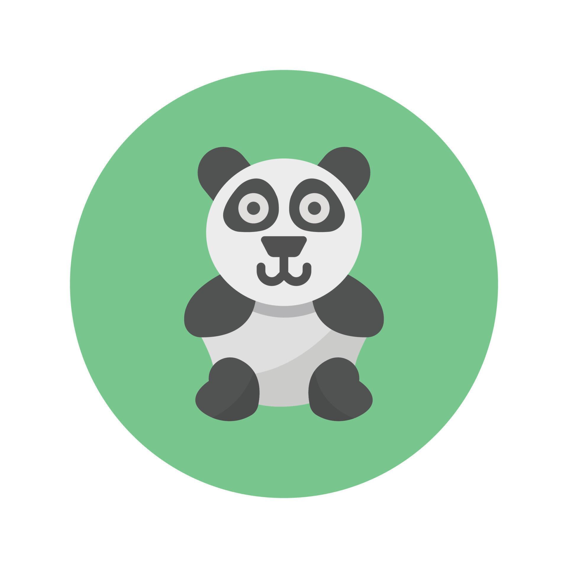 Panda animal Vector icon which is suitable for commercial work and ...