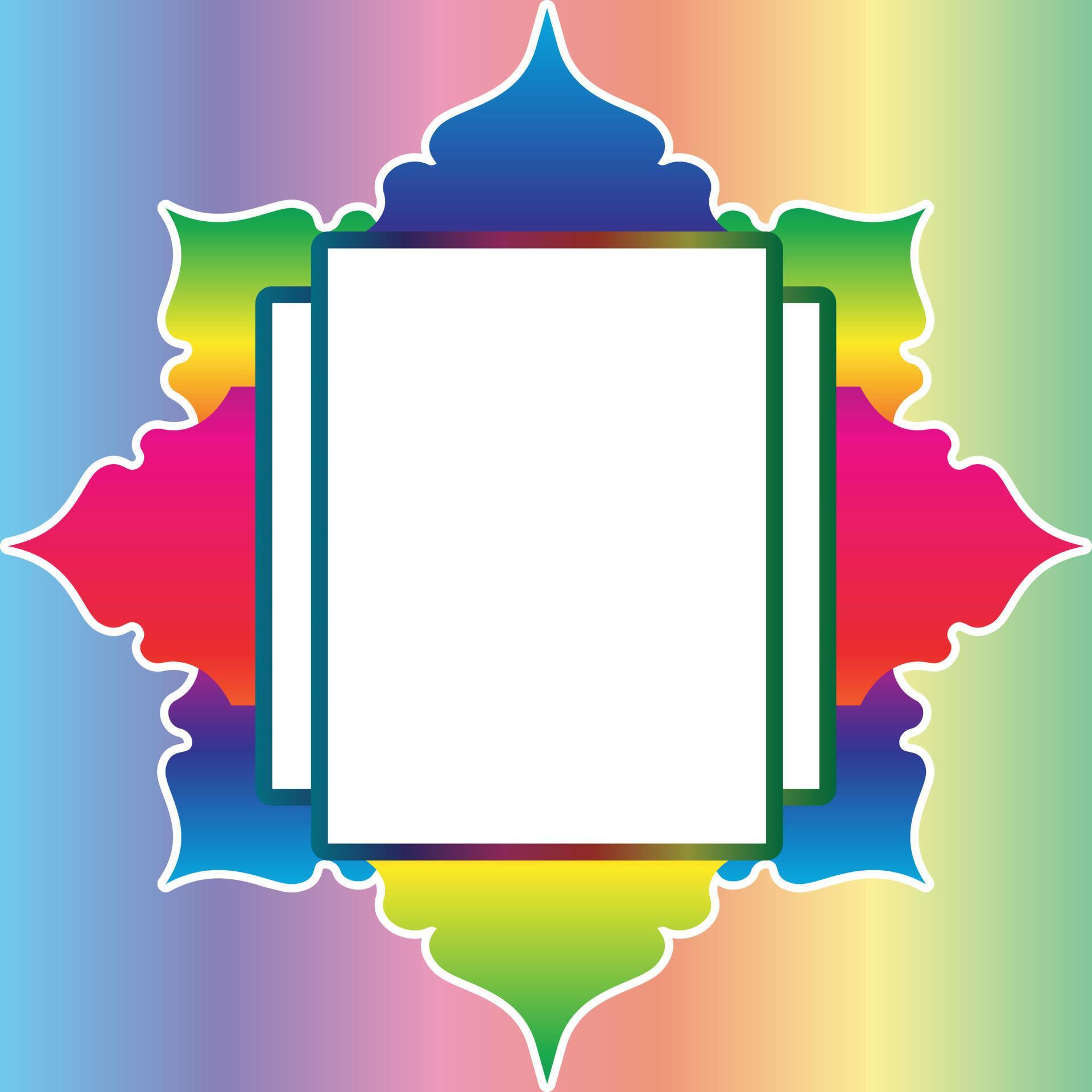 Template blank colourfull vector image 7232849 Vector Art at Vecteezy