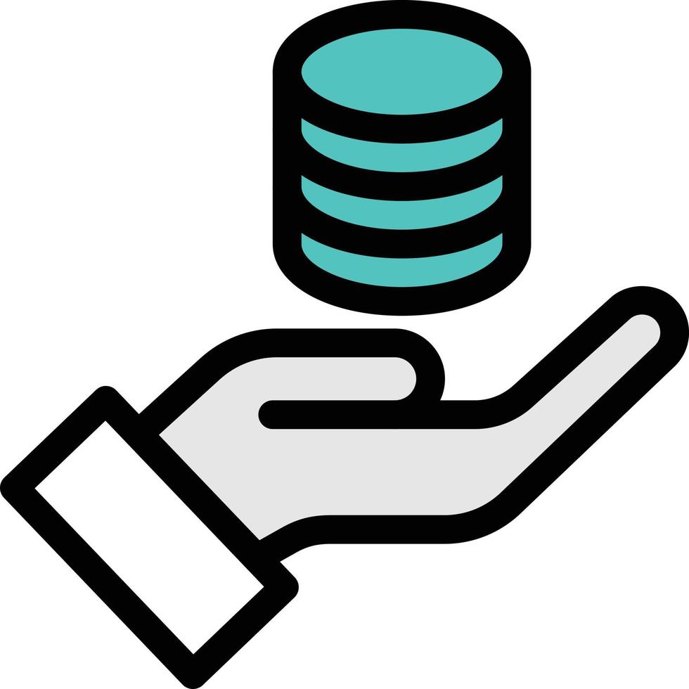 database vector illustration on a background.Premium quality symbols ...