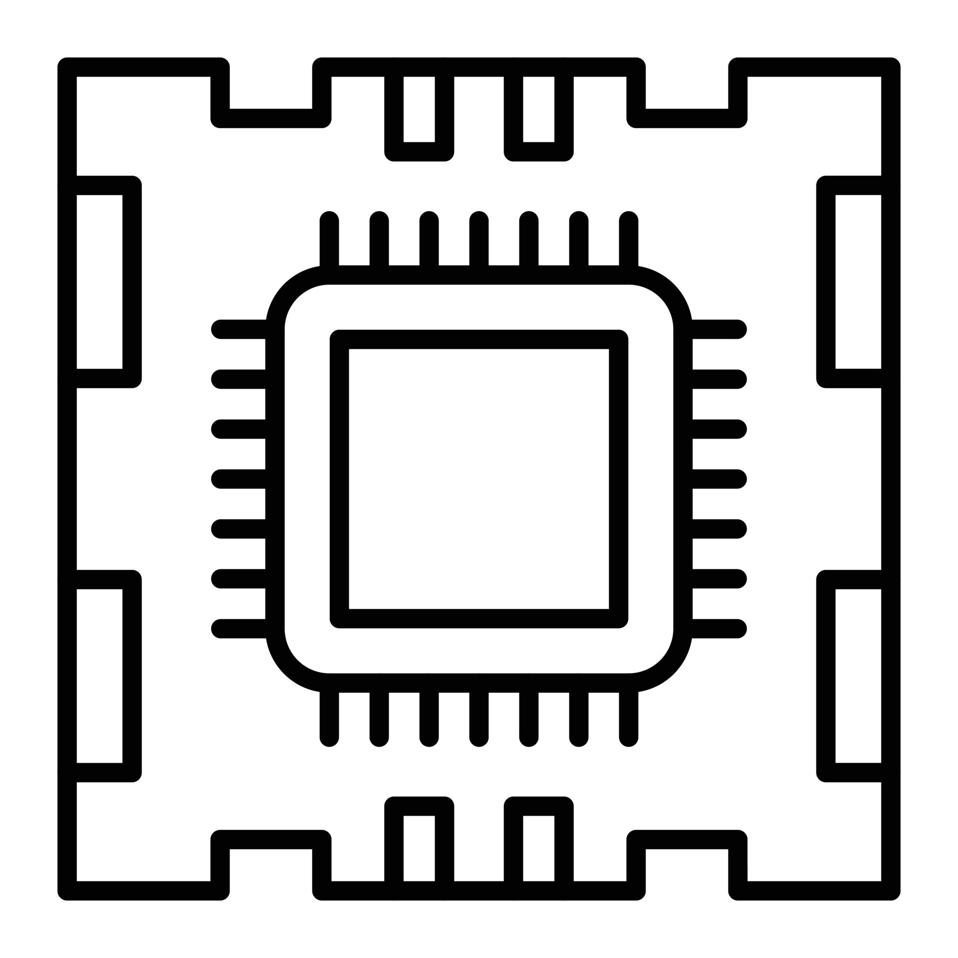 Microprocessor Icon Style 7241103 Vector Art at Vecteezy