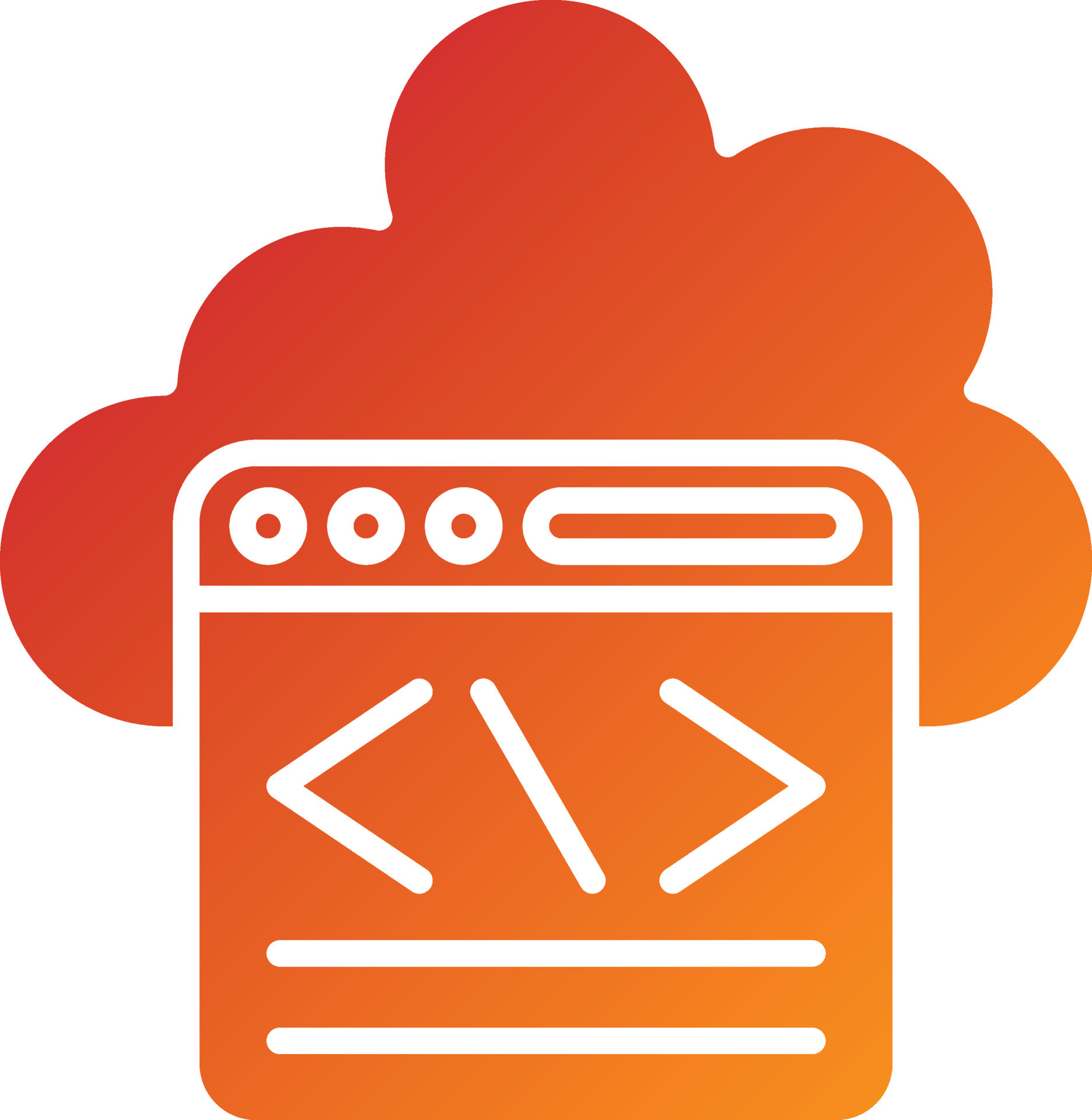 Coding Icon Style 7241175 Vector Art at Vecteezy