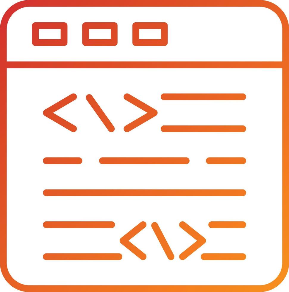 Website Coding Icon Style 7242957 Vector Art at Vecteezy