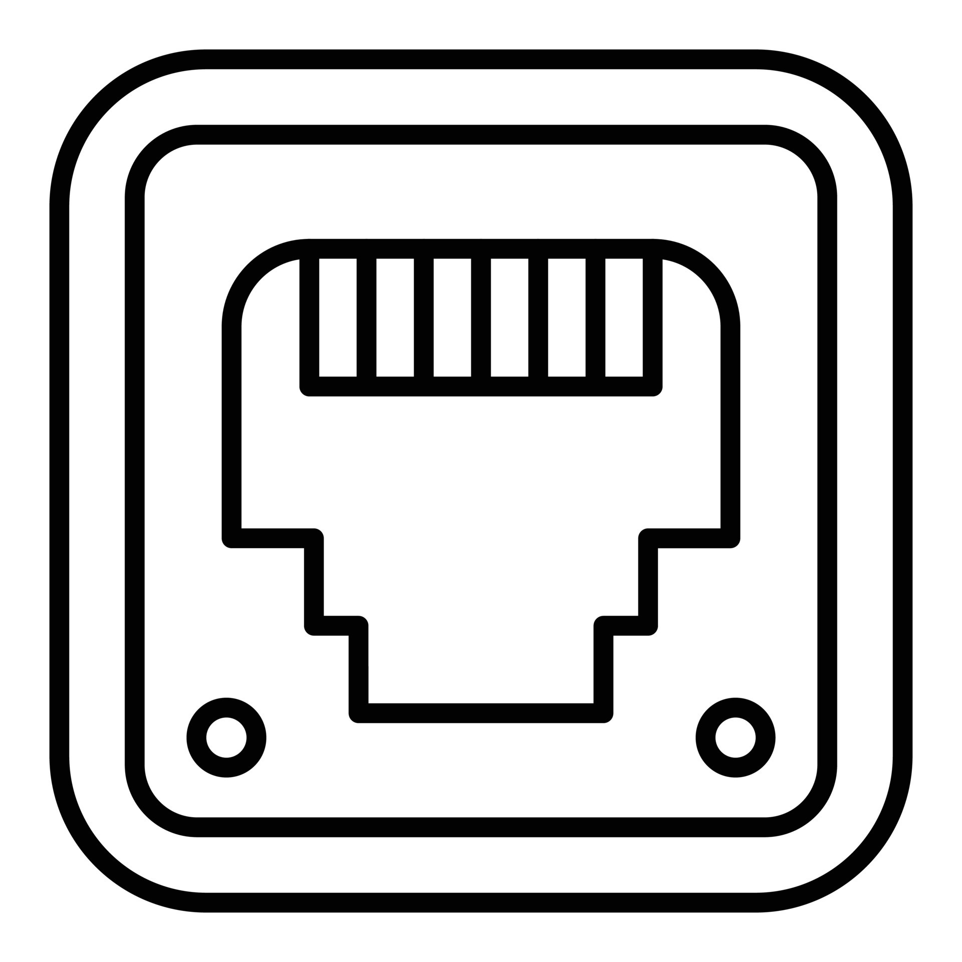Ethernet Icon Style 7244775 Vector Art At Vecteezy