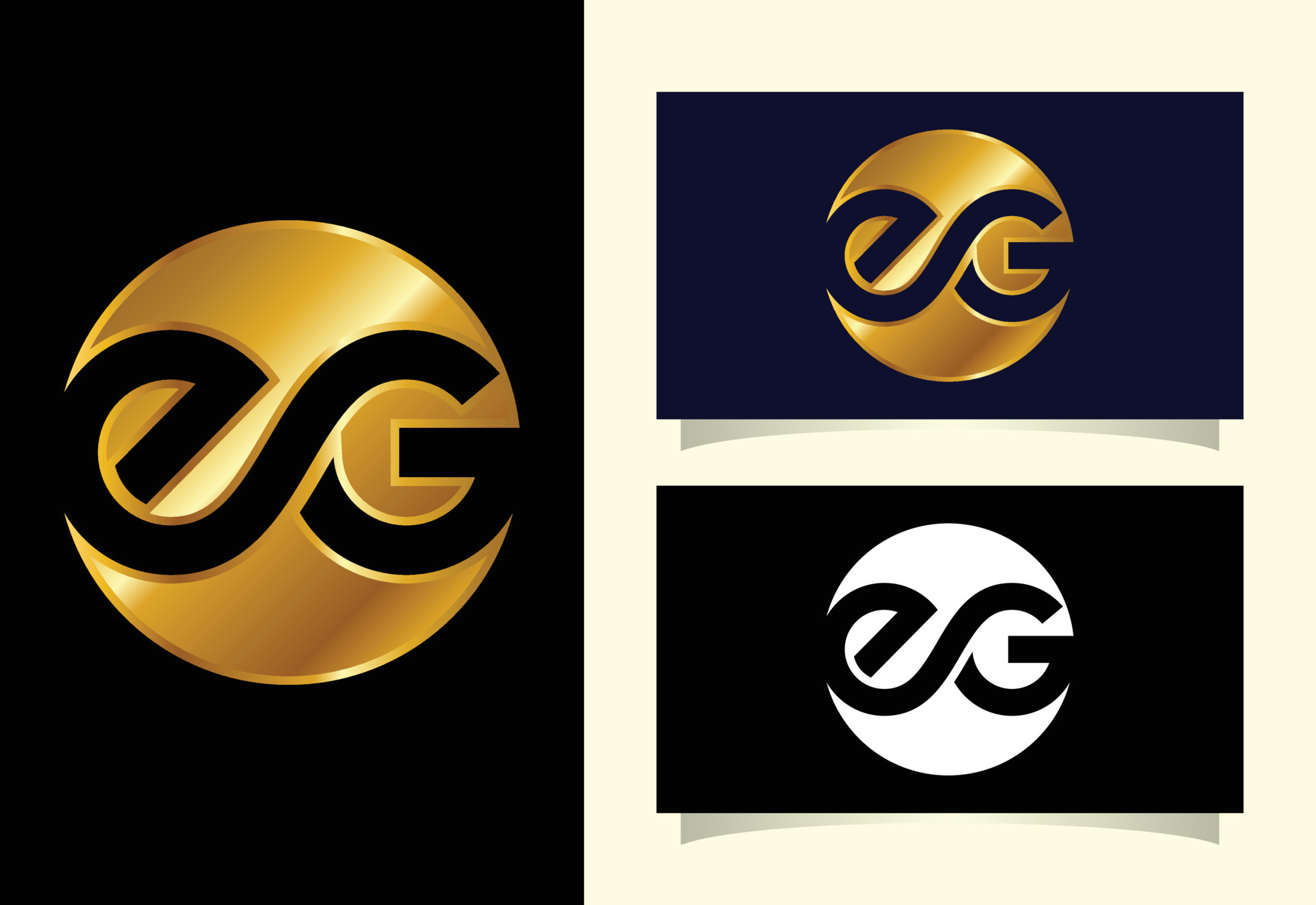 Initial Letter E G Logo Design Vector. Graphic Alphabet Symbol For ... Initial Letter E G Logo Design Vector. Graphic Alphabet Symbol For ...