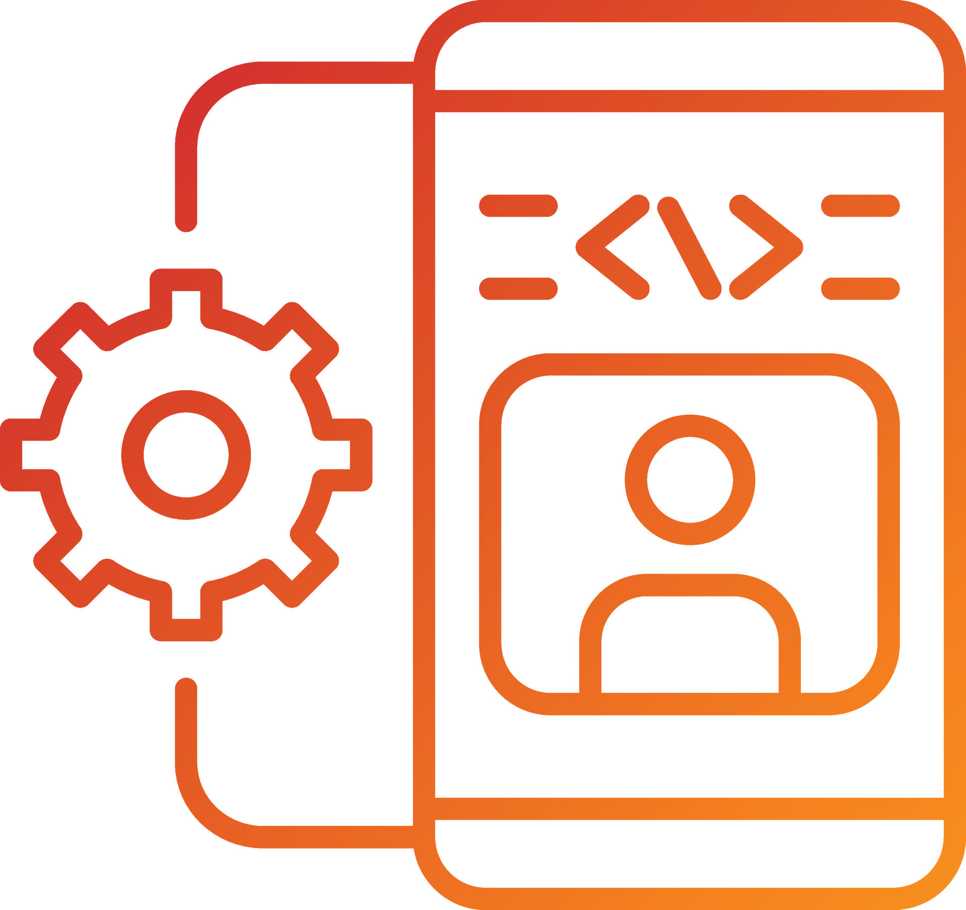 Mobile App Icon Style 7247156 Vector Art at Vecteezy