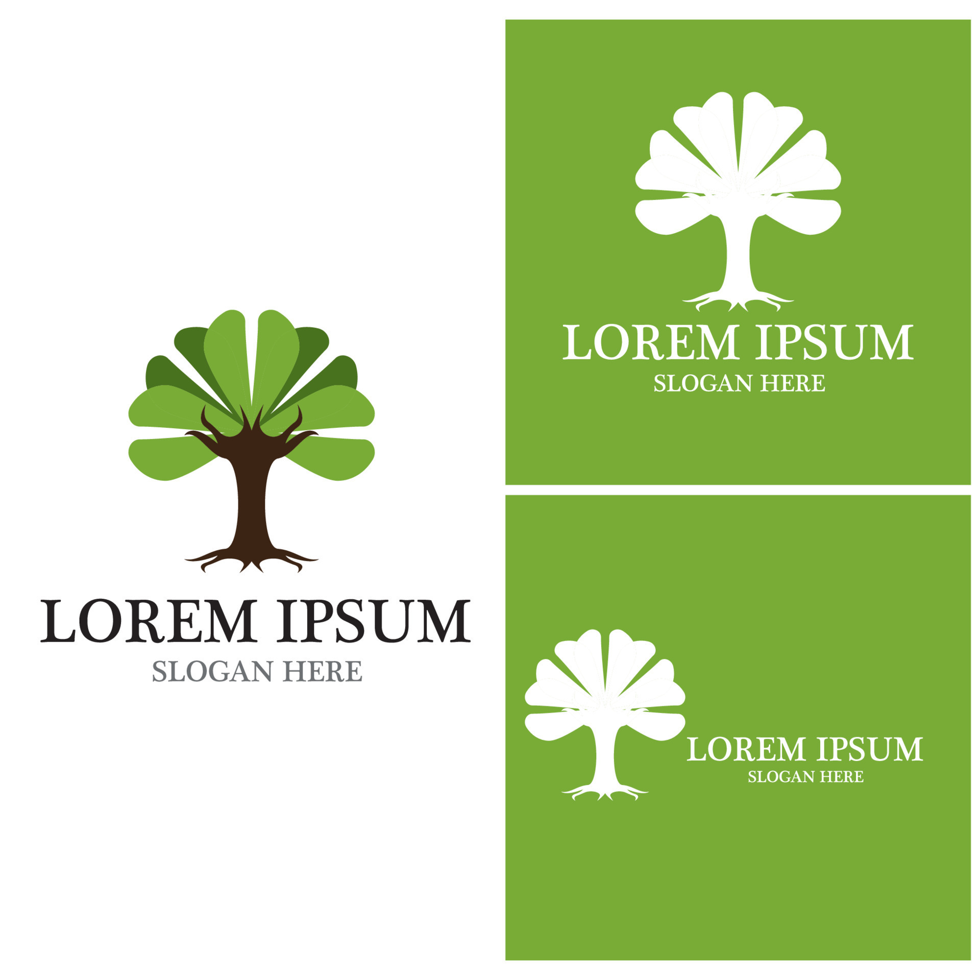 Tree icon and symbol vector template 7255343 Vector Art at Vecteezy