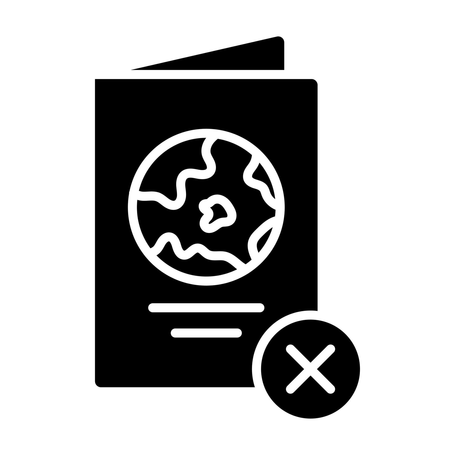 Passport Rejected Glyph Icon 7255740 Vector Art at Vecteezy Passport Rejected Glyph Icon 7255740 Vector Art at Vecteezy