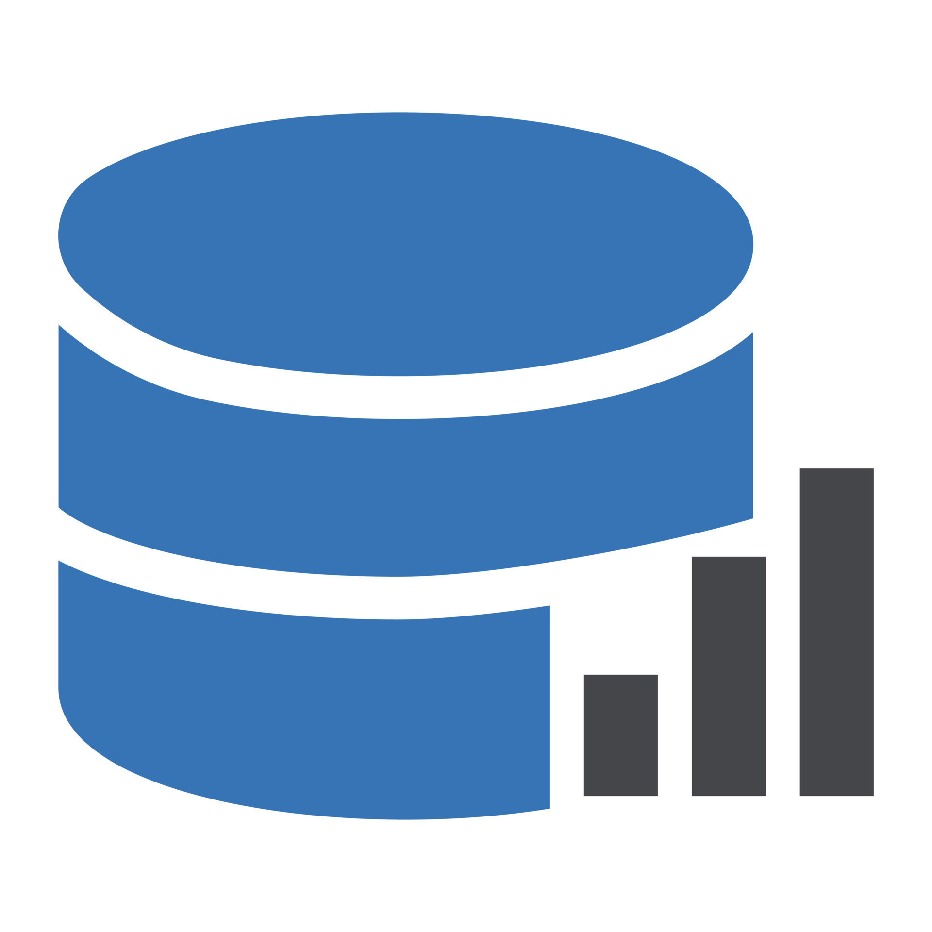 database chart vector illustration on a background.Premium quality ...