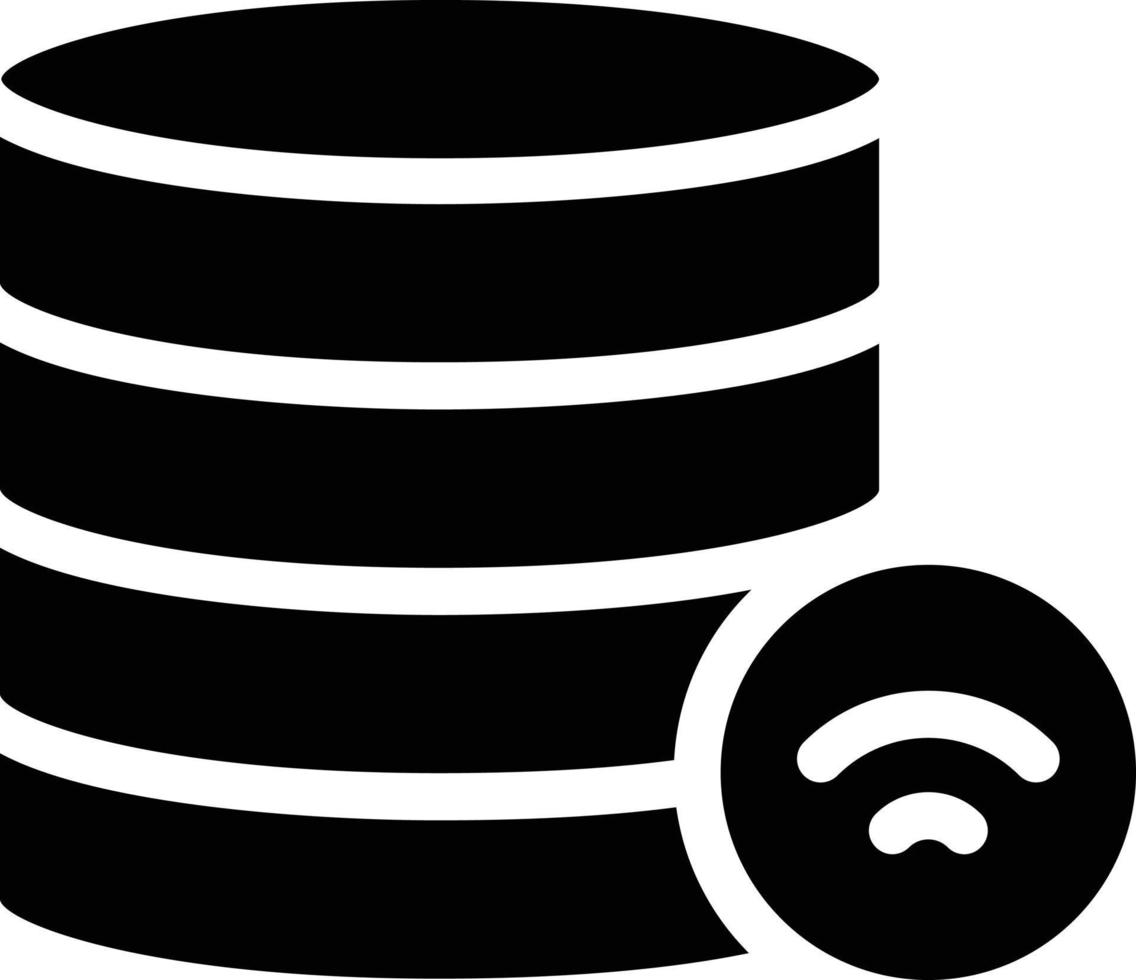 database vector illustration on a background.Premium quality symbols ...