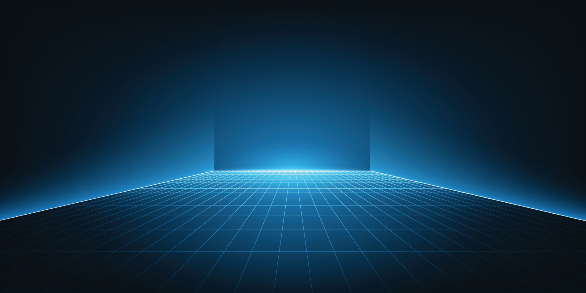 Vector abstract sciencece or technology with neon light and empty space ...