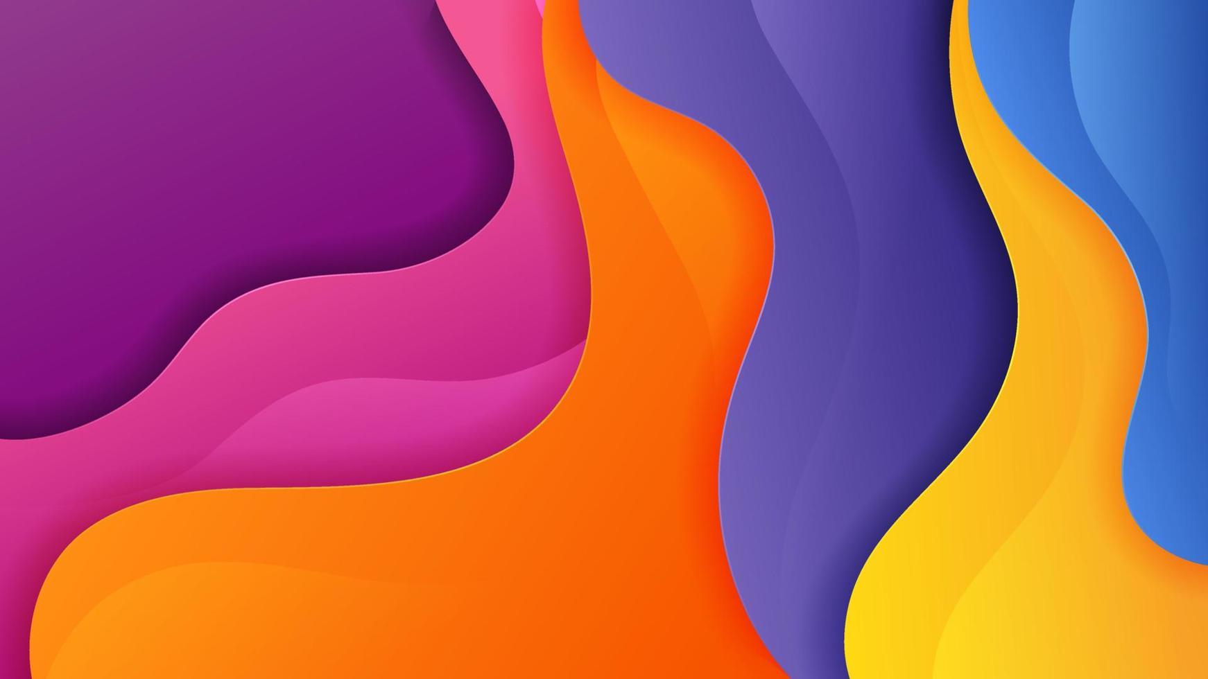 Vector Abstract Backgrond With Soft Gradient Color And Dynamic Shadow