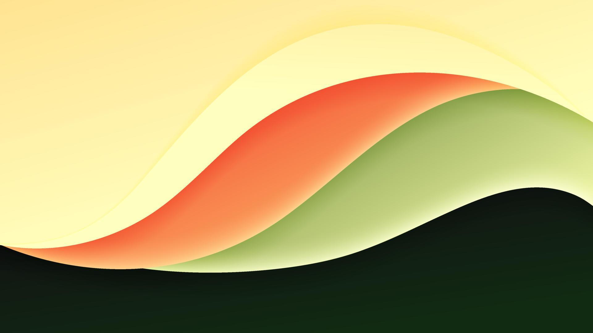 Vector Abstract Backgrond With Soft Gradient Color And Dynamic Shadow