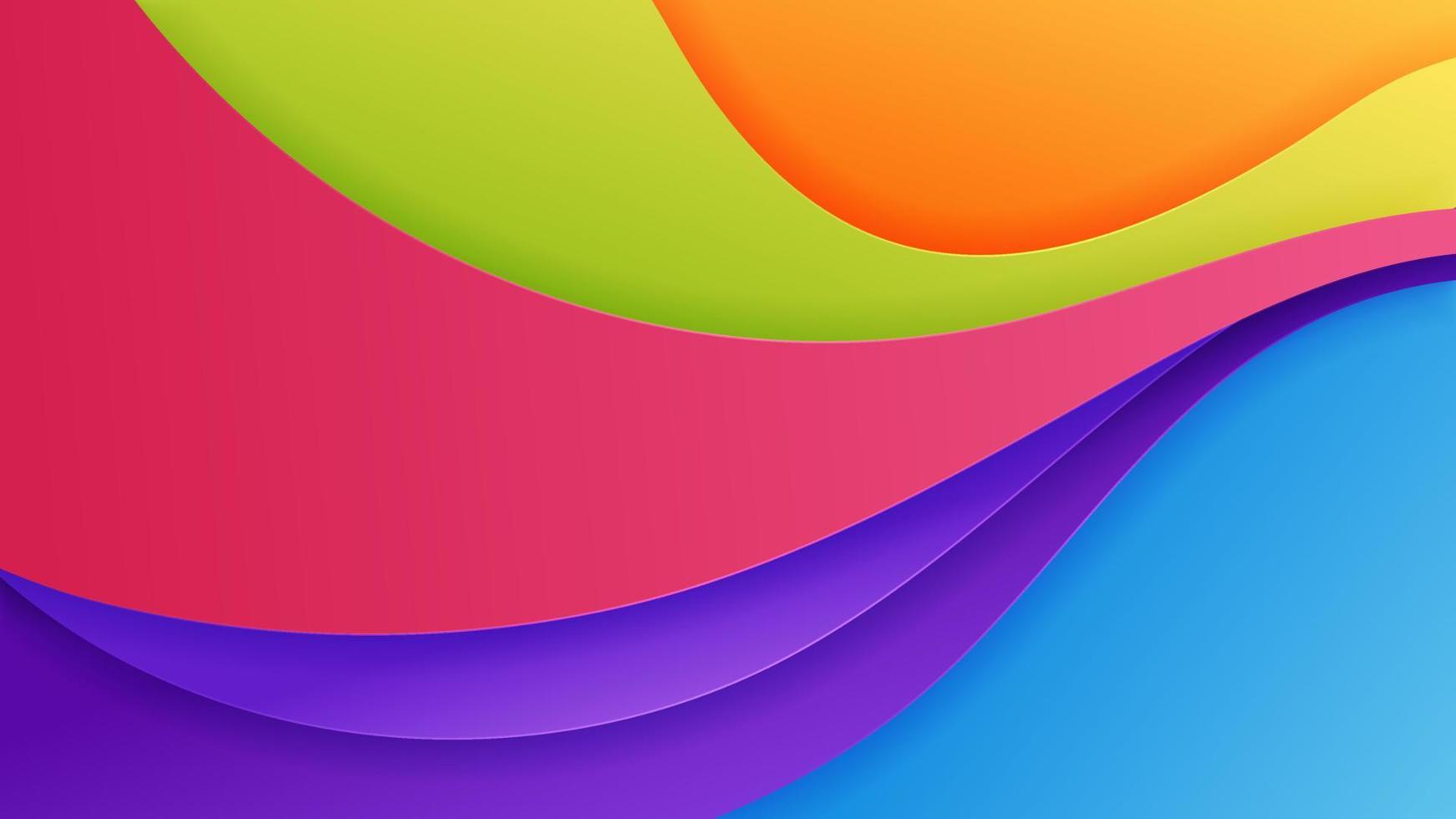 Vector Abstract Backgrond With Soft Gradient Color And Dynamic Shadow