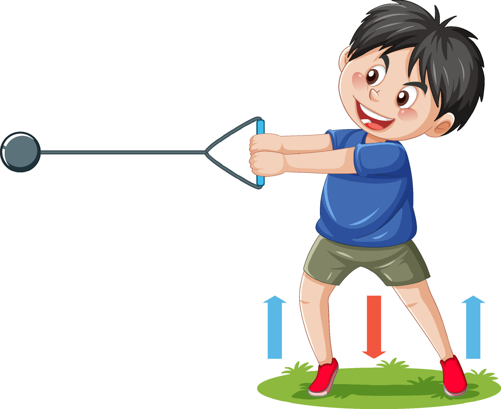 Science experiment on force and motion 7297341 Vector Art at Vecteezy