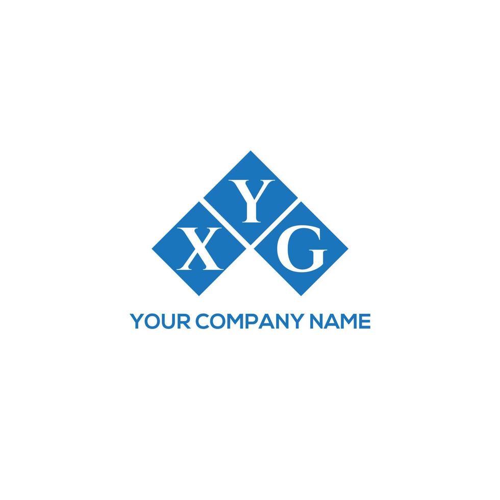 XYG letter logo design on white background. XYG creative initials letter logo concept. XYG ...