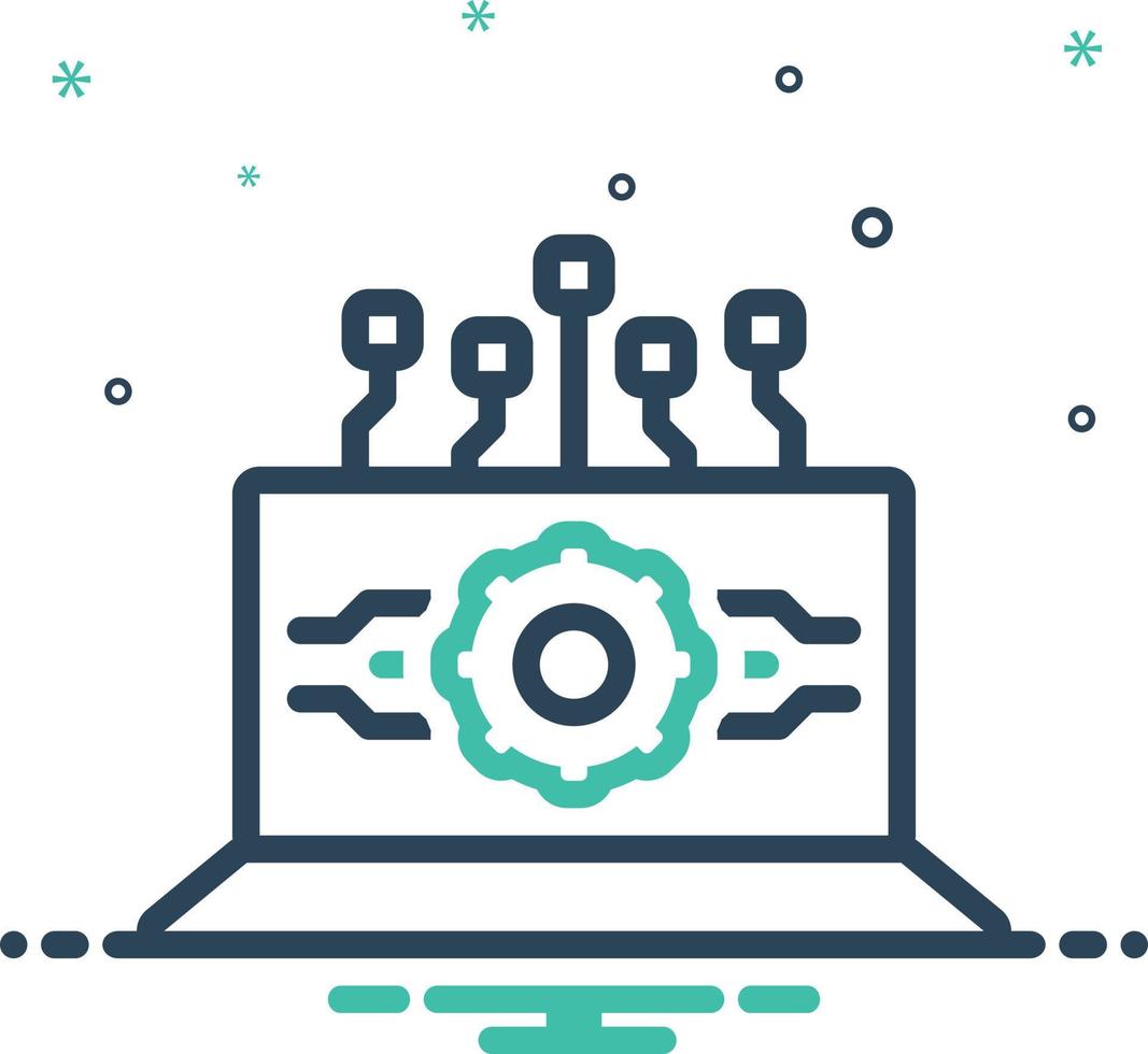 Mix icon for api interface 7304487 Vector Art at Vecteezy