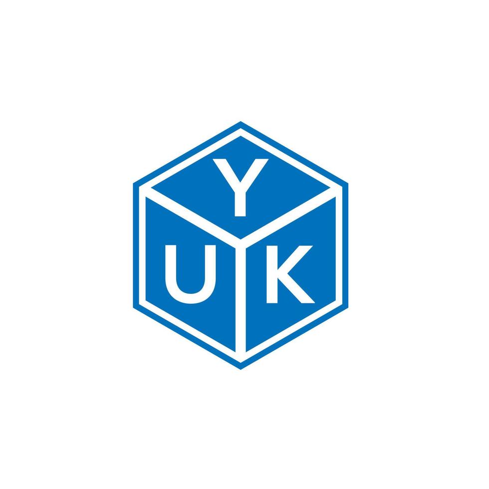 YUK letter logo design on white background. YUK creative initials ... YUK letter logo design on white background. YUK creative initials ...
