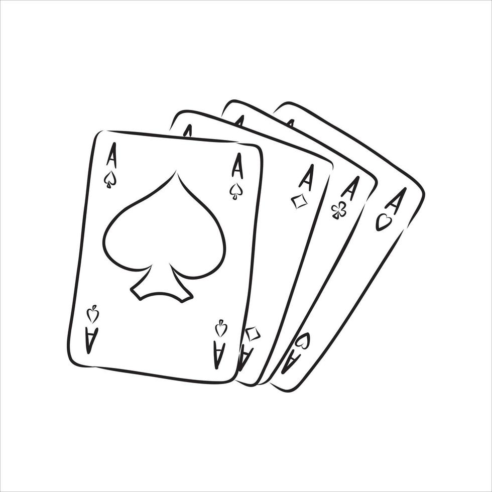 playing cards vector sketch 7308855 Vector Art at Vecteezy playing cards vector sketch 7308855 Vector Art at Vecteezy