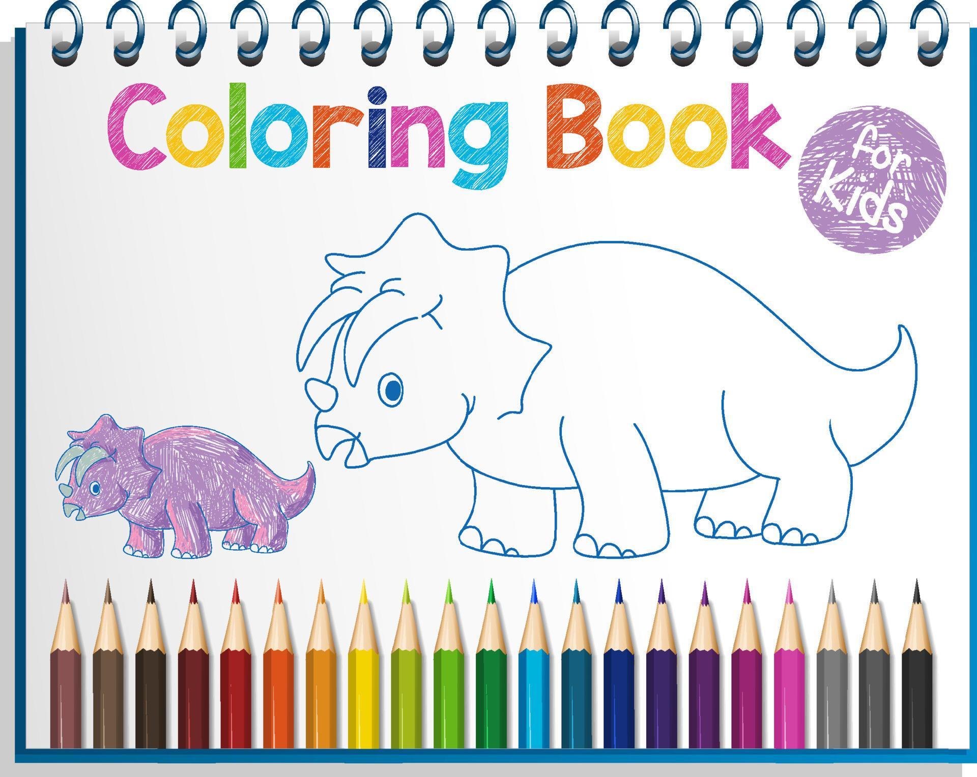 Coloring book worksheet for kids 7311647 Vector Art at Vecteezy